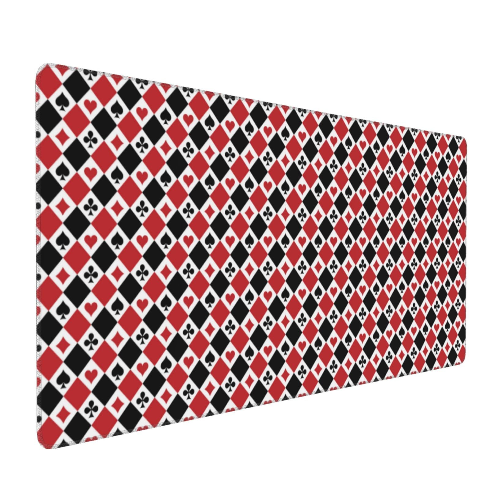 Xecao Playing Cards Print Large Mouse Pad, 16x35.5in Mousepad ...