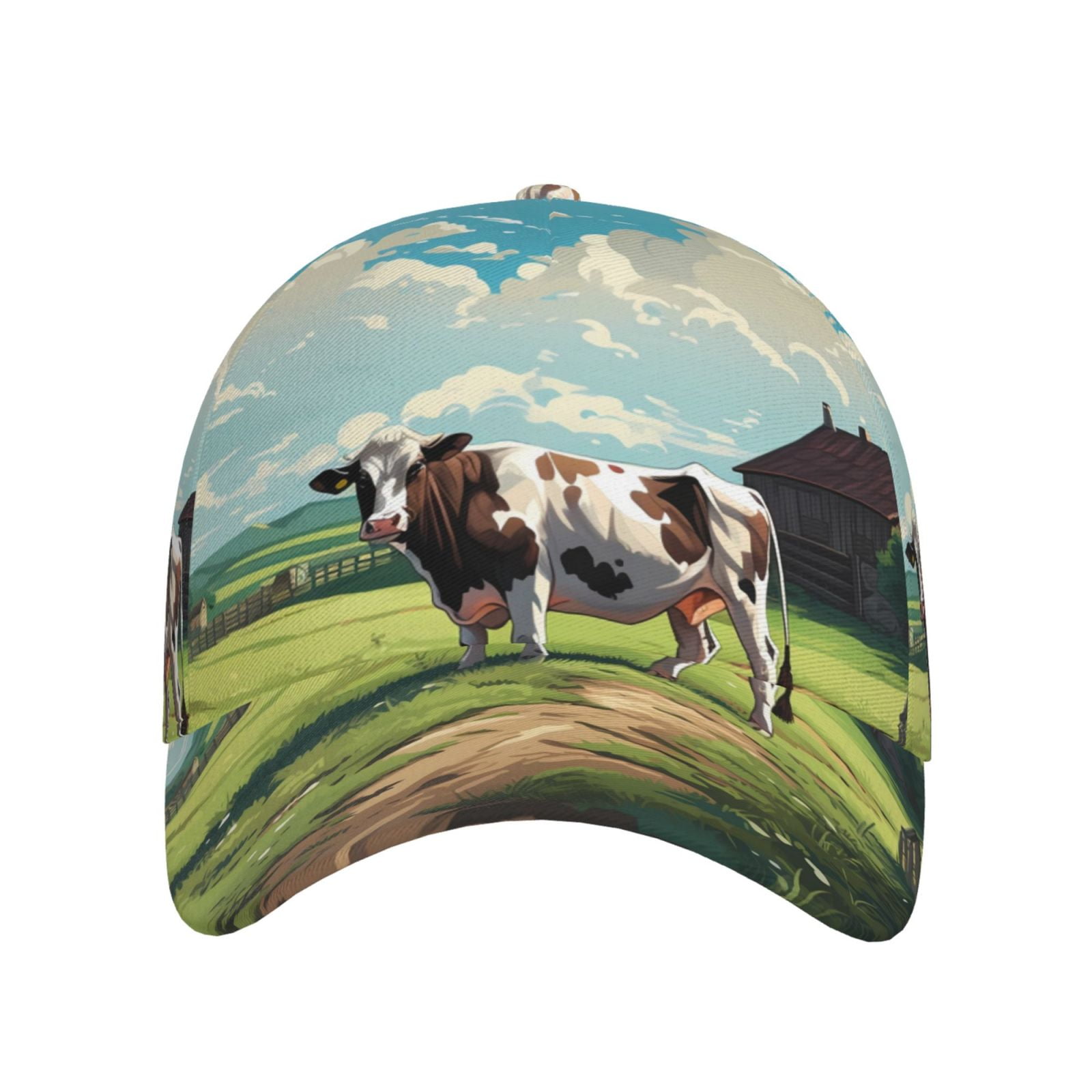 Xecao Prairie Pasture Cow for Baseball Cap: Unisex, crafted from ...