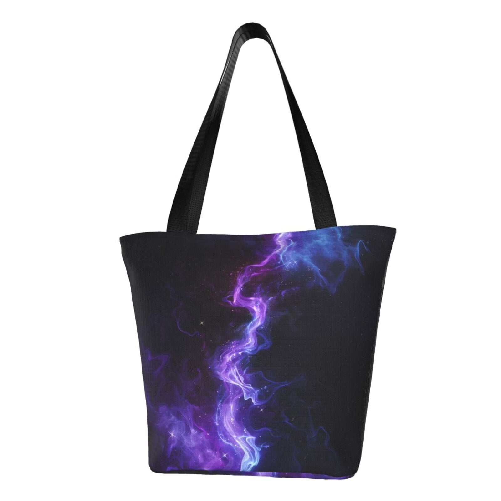 Xecao Purple And Blue Nebula for Tote Bag for Women -Tote Shoulder Bag with A Little Pocket ...