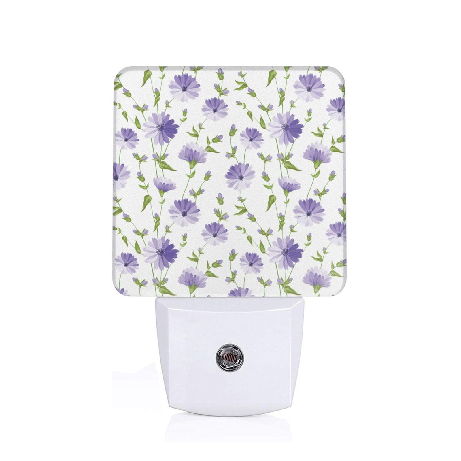 Xecao Purple Chicory for Night Light - a Wall-mounted LED Fixture with ...