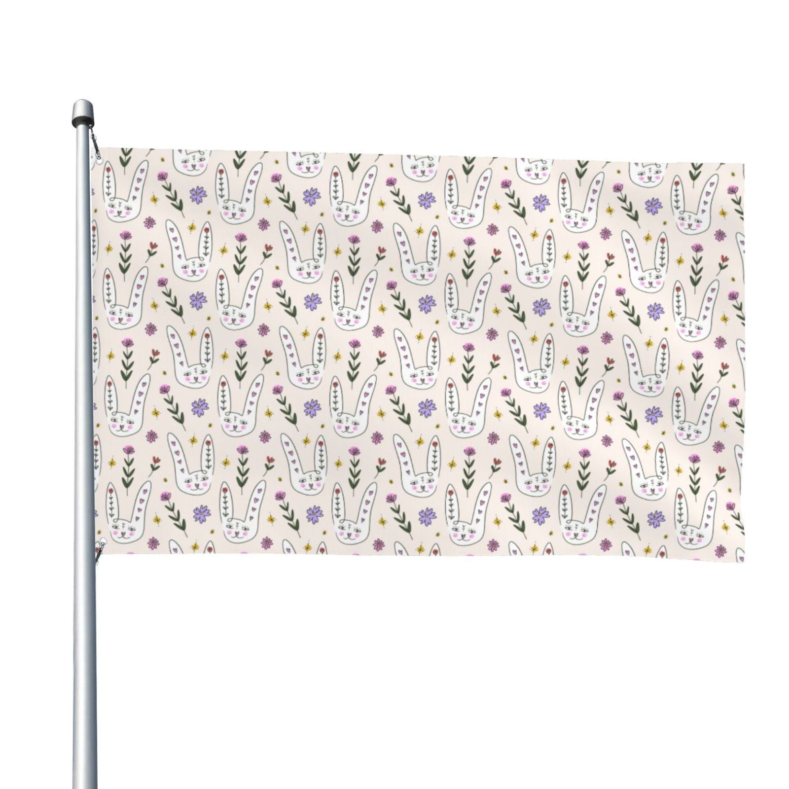 Xecao Purple Flower Rabbit for Longest Lasting Flag, Made From ...