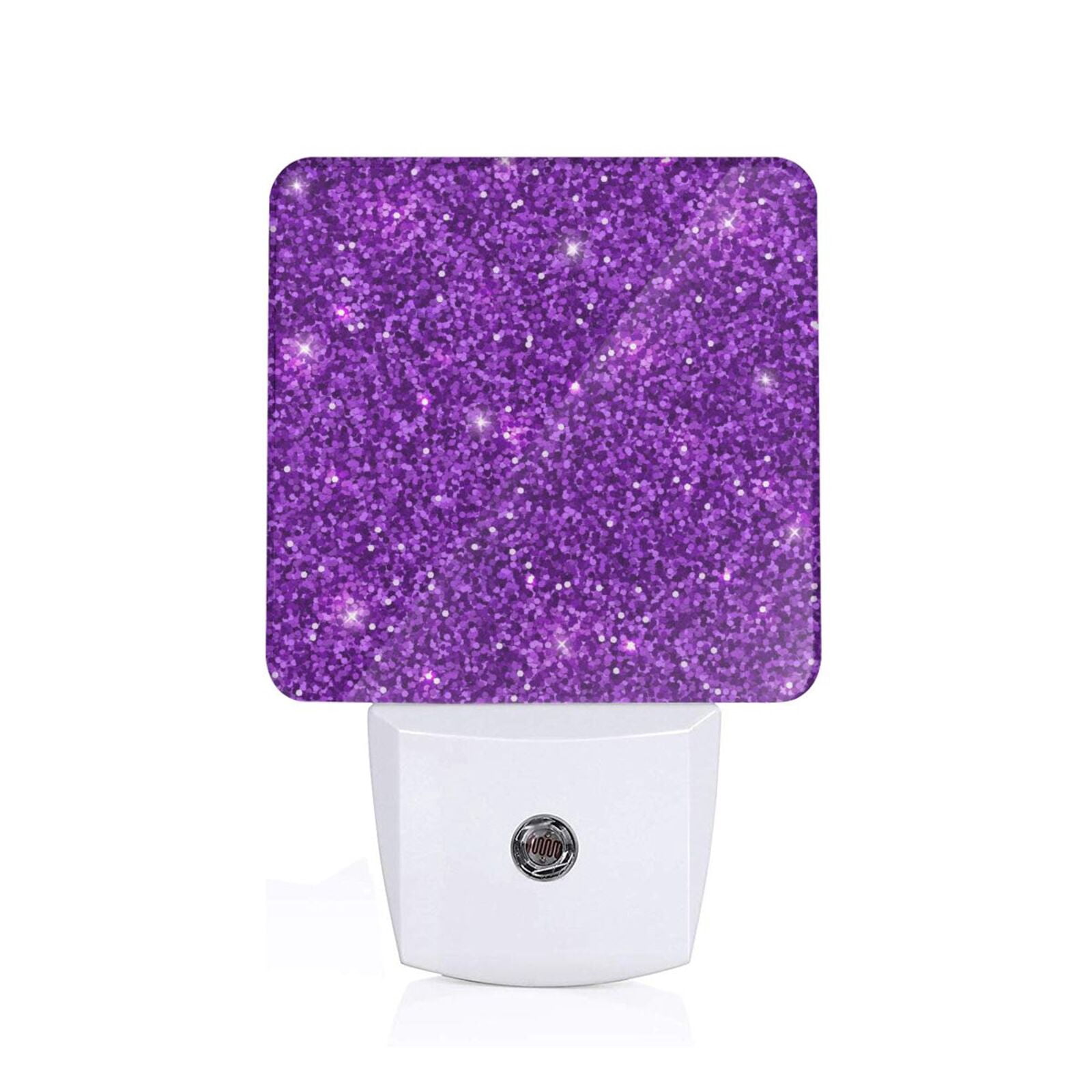 Xecao Purple Glitter for Night Light - a Wall-mounted LED Fixture with ...