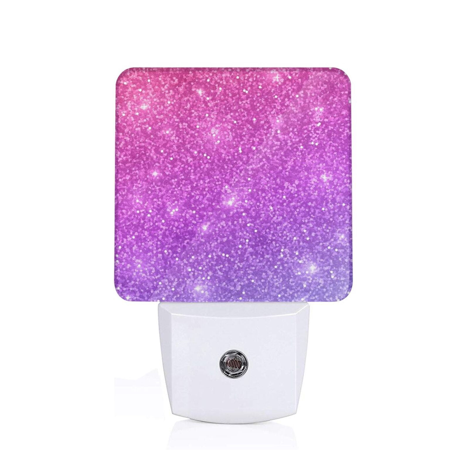 Xecao Purple Glitter for Night Light - a Wall-mounted LED Fixture with ...