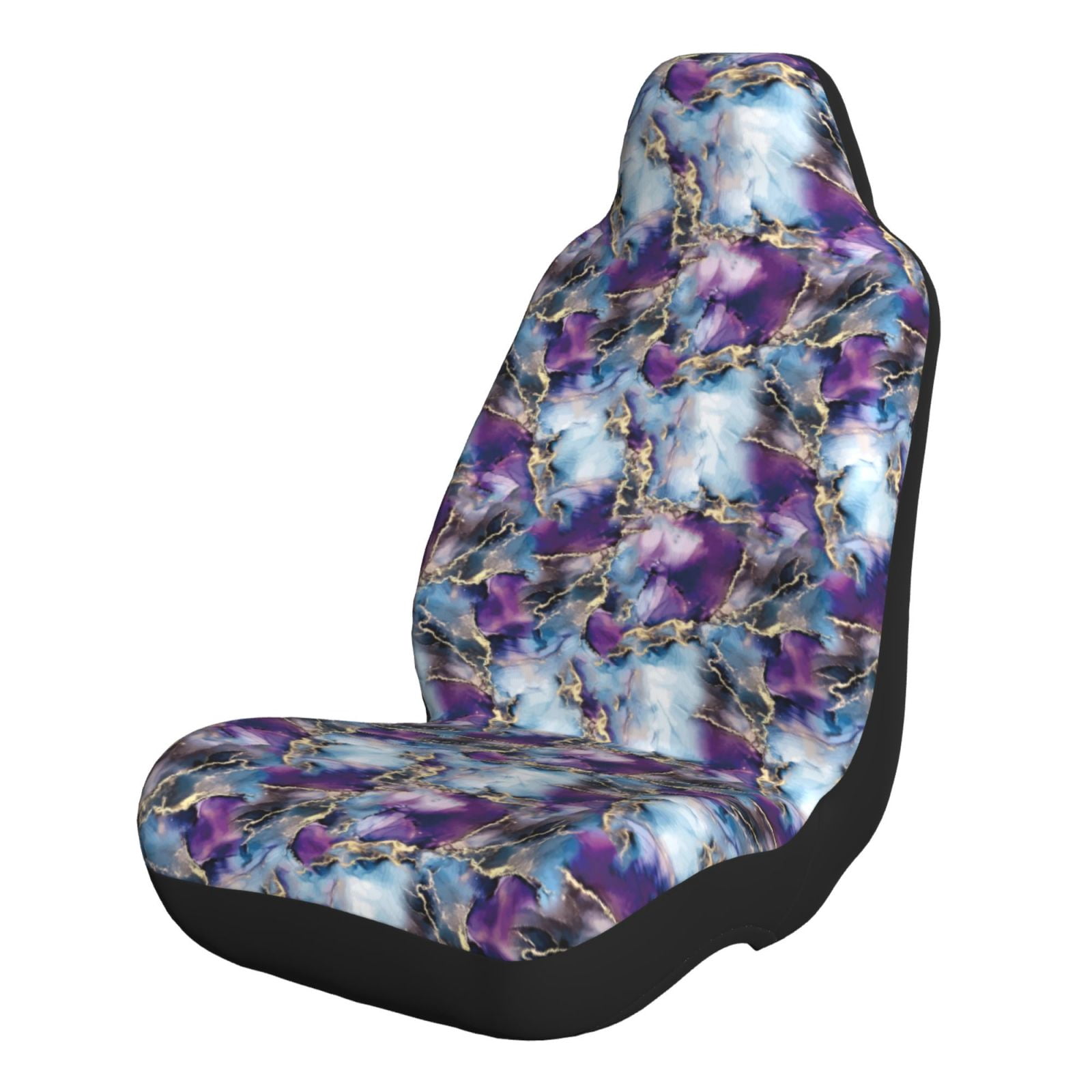 Xecao Purple Marble Texture for Automotive Seat Covers for Cars Trucks ...