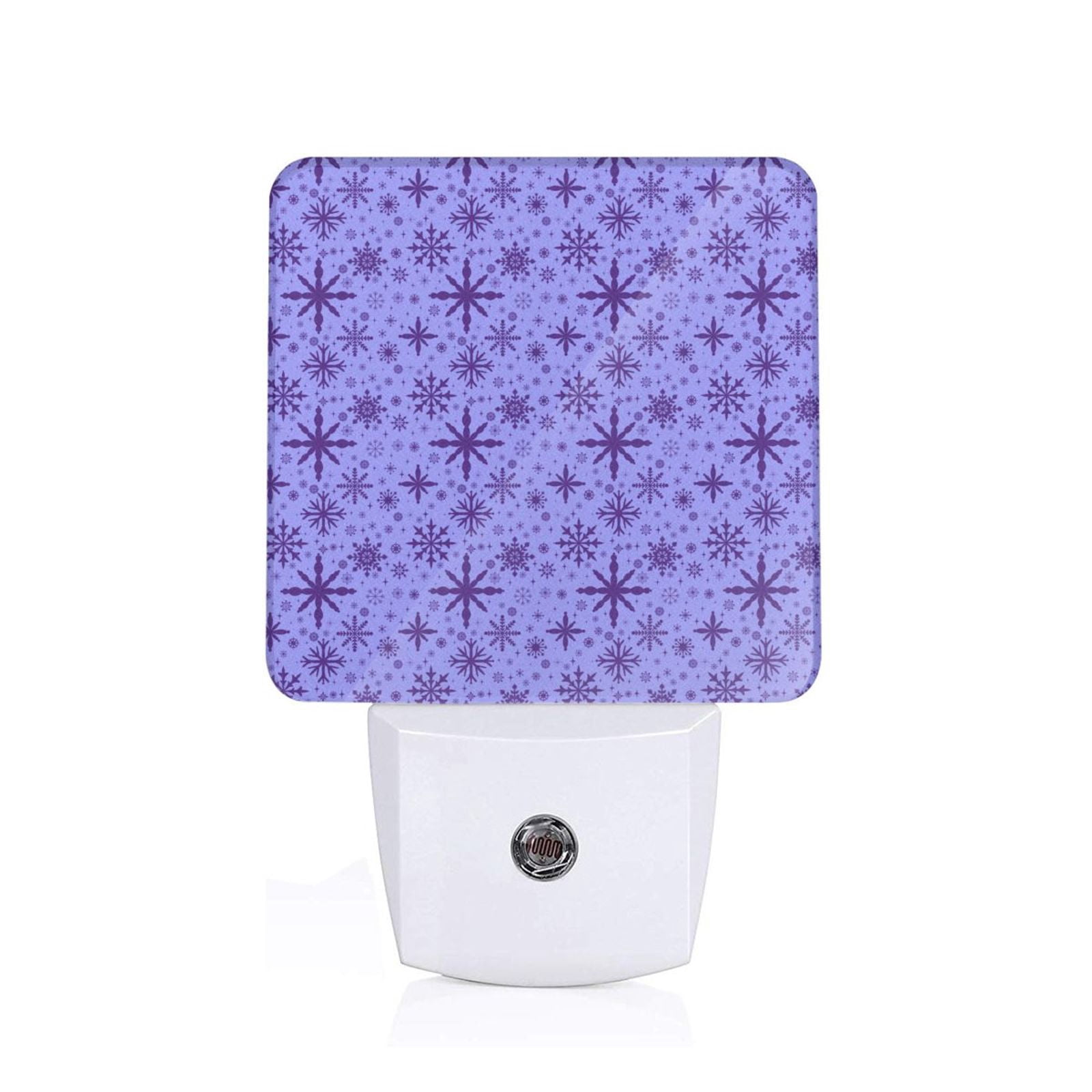 Xecao Purple Snowflake Elegance for Night Light - a Wall-mounted LED ...