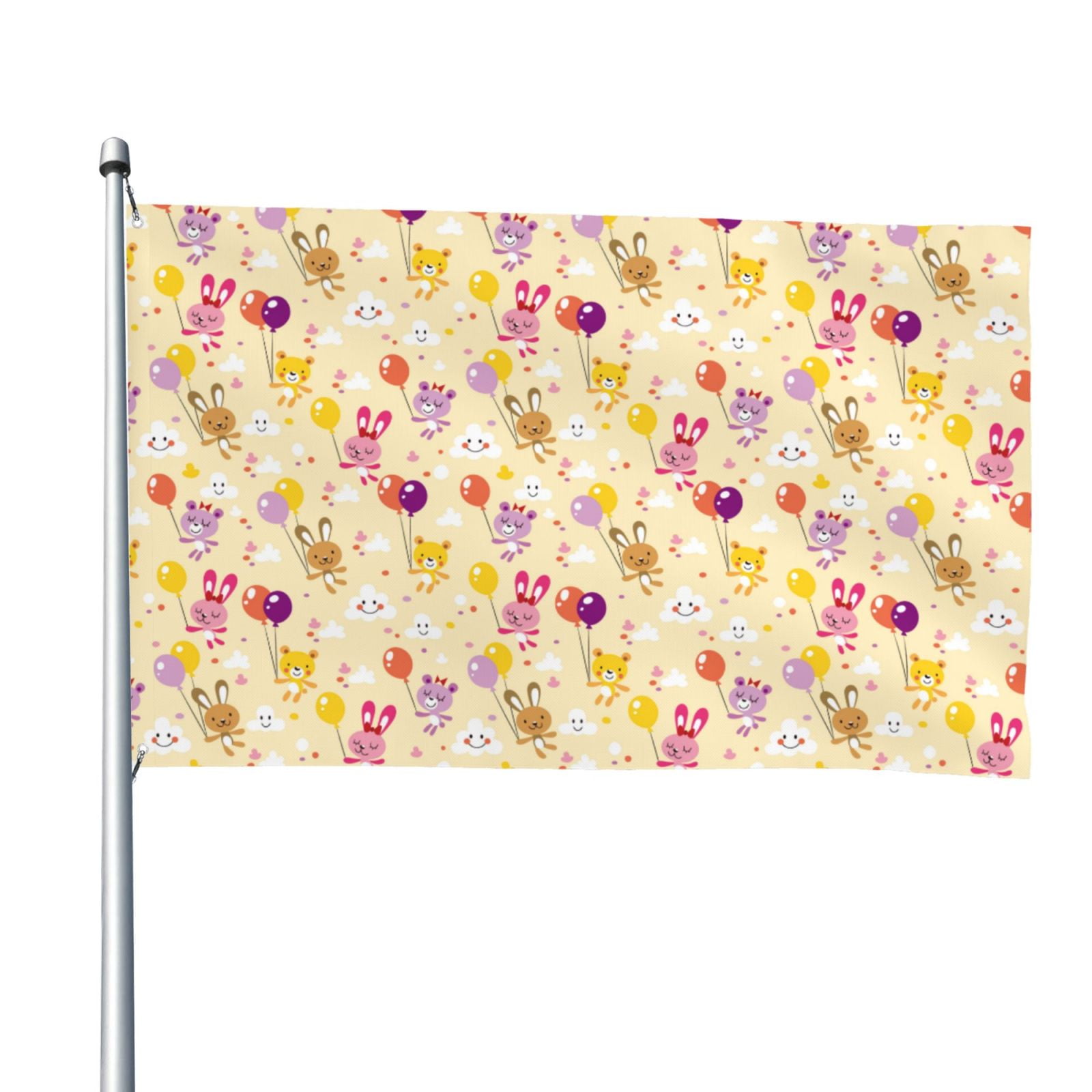 Xecao Rabbit And Balloon for Longest Lasting Flag, Made From Polyester ...
