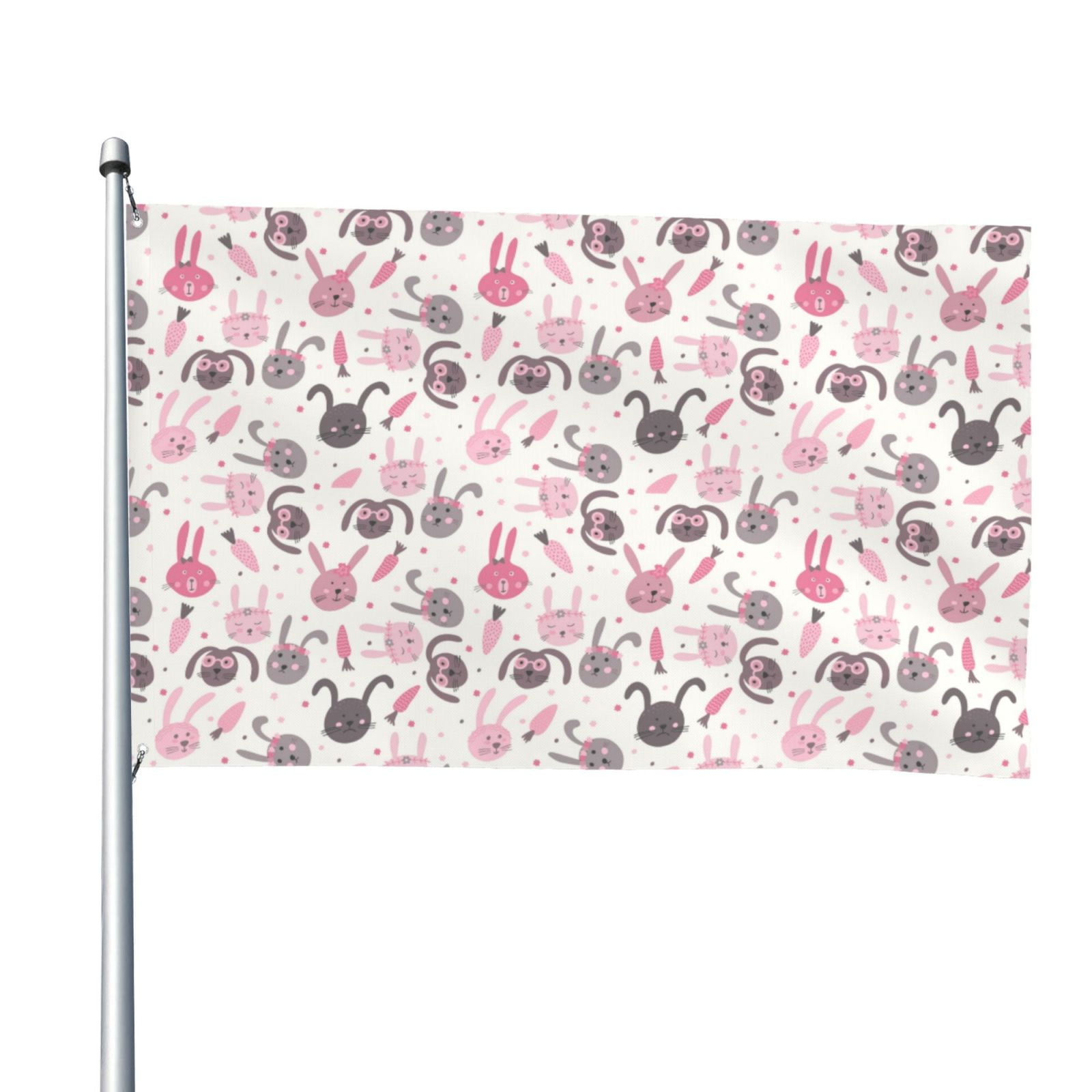 Xecao Rabbit And Carrot for Longest Lasting Flag, Made From Polyester ...