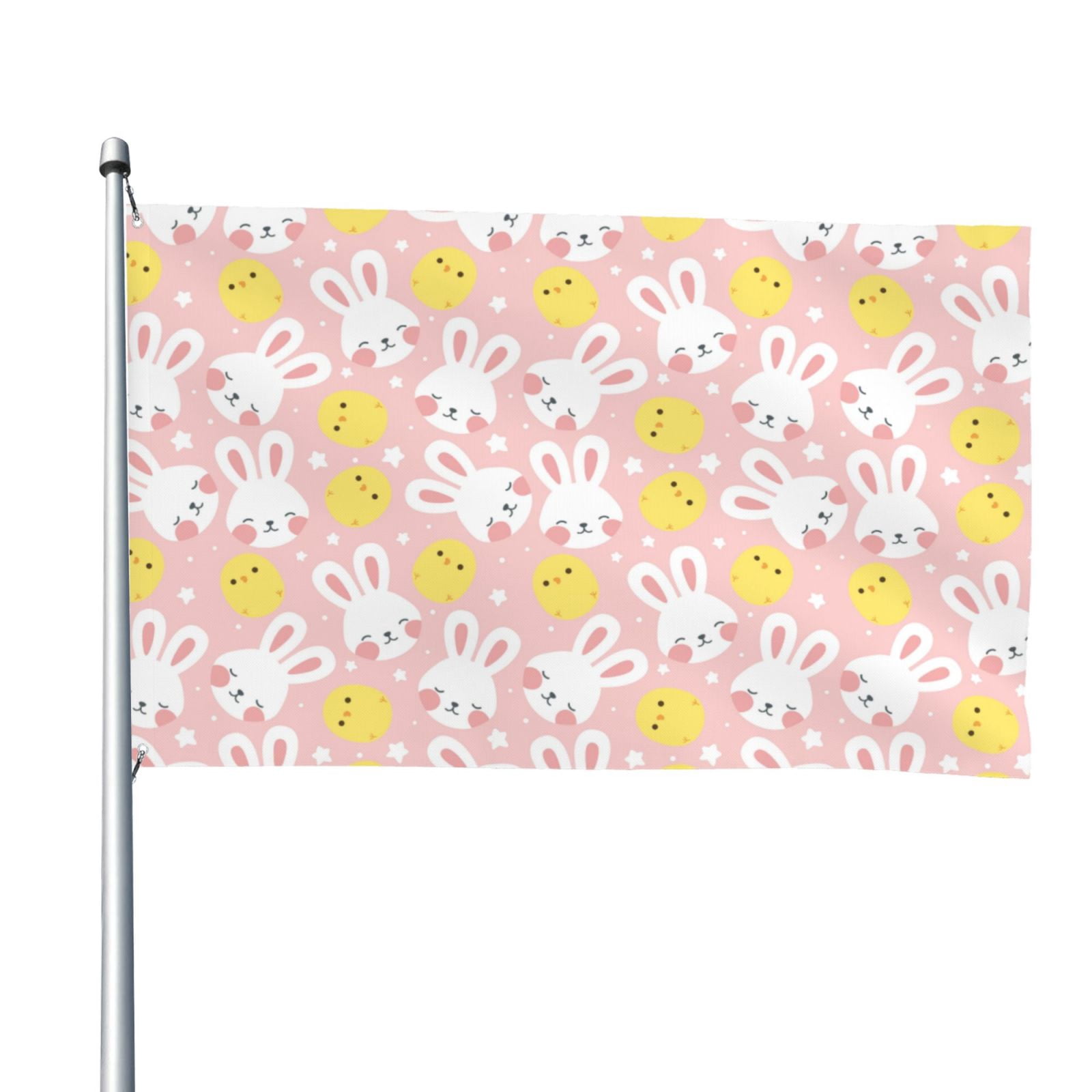 Xecao Rabbit And Chick for Longest Lasting Flag, Made From Polyester, UV Protection Perfect for ...