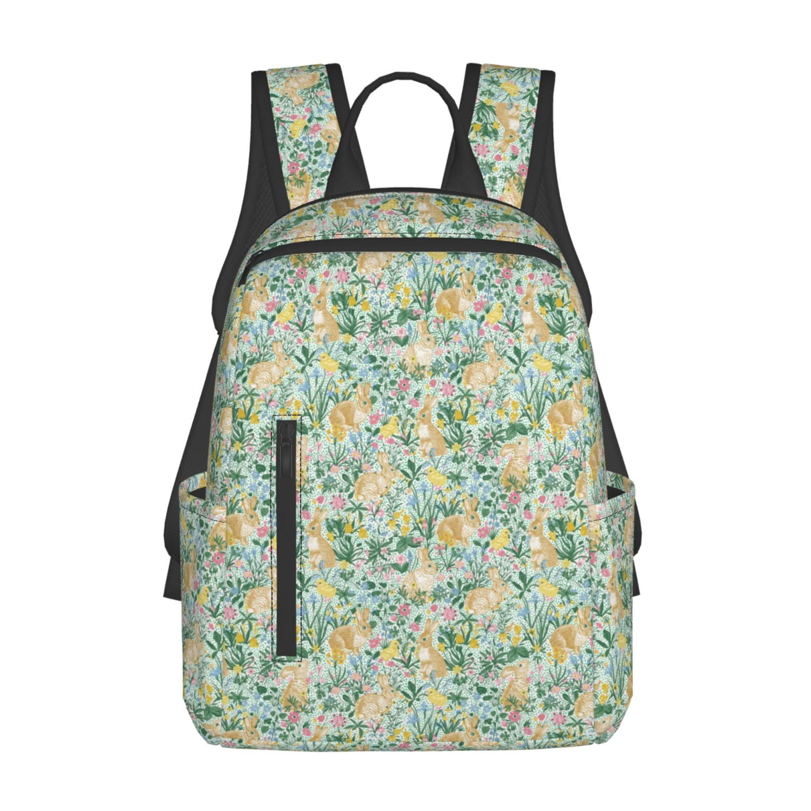 Xecao Rabbit And Chick print Backpack For women men Aesthetic ...