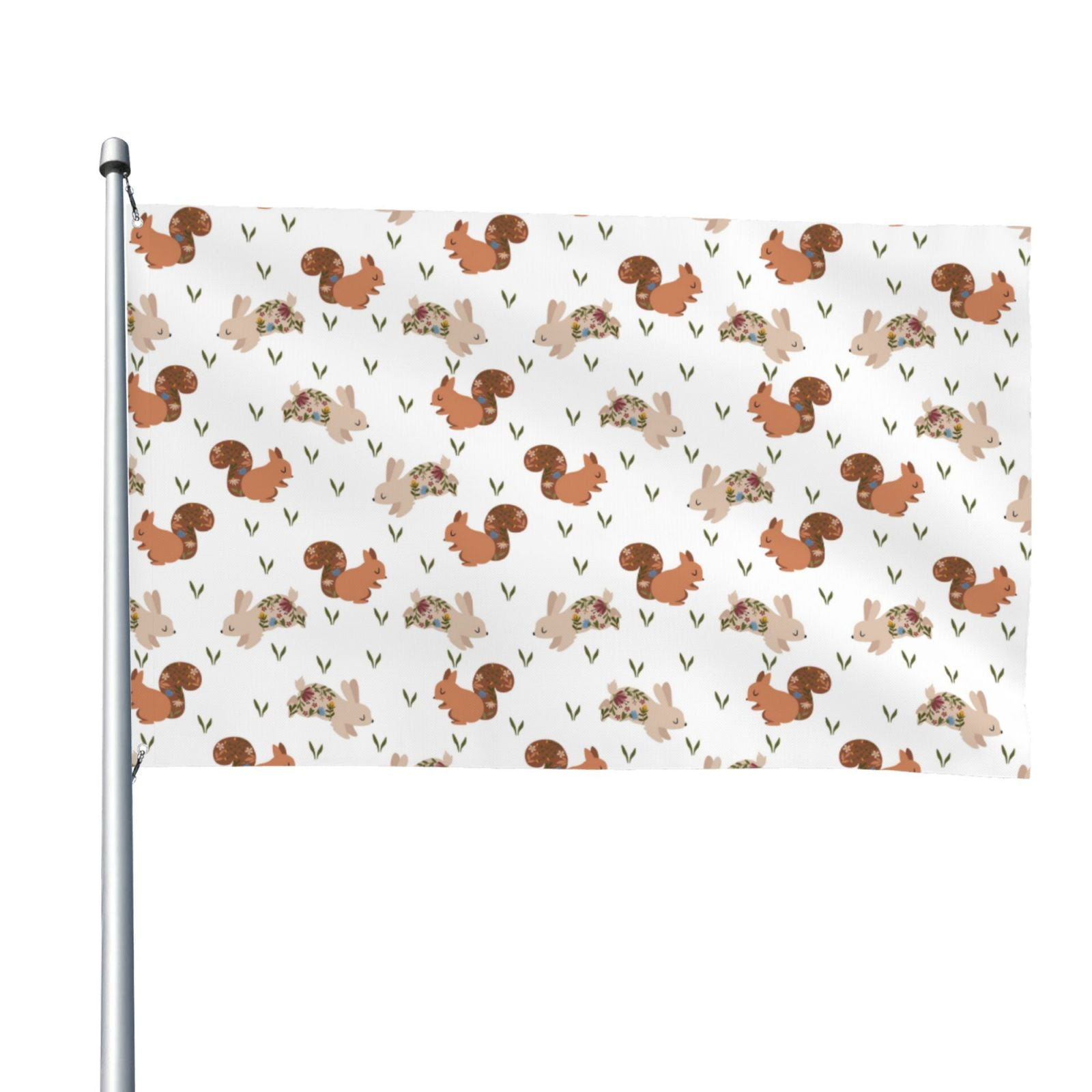 Xecao Rabbit And Squirrel for Longest Lasting Flag, Made From Polyester ...