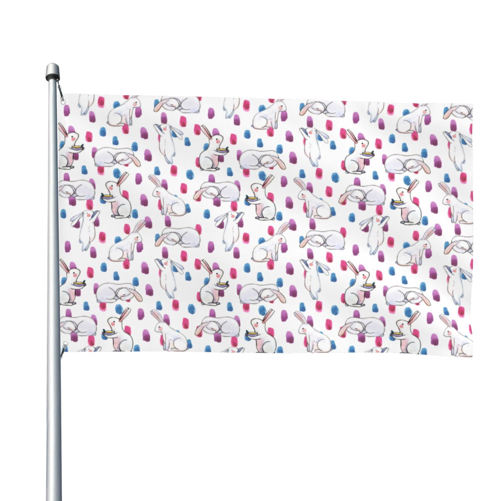 Xecao Rabbit Eating for Longest Lasting Flag, Made From Polyester, UV ...