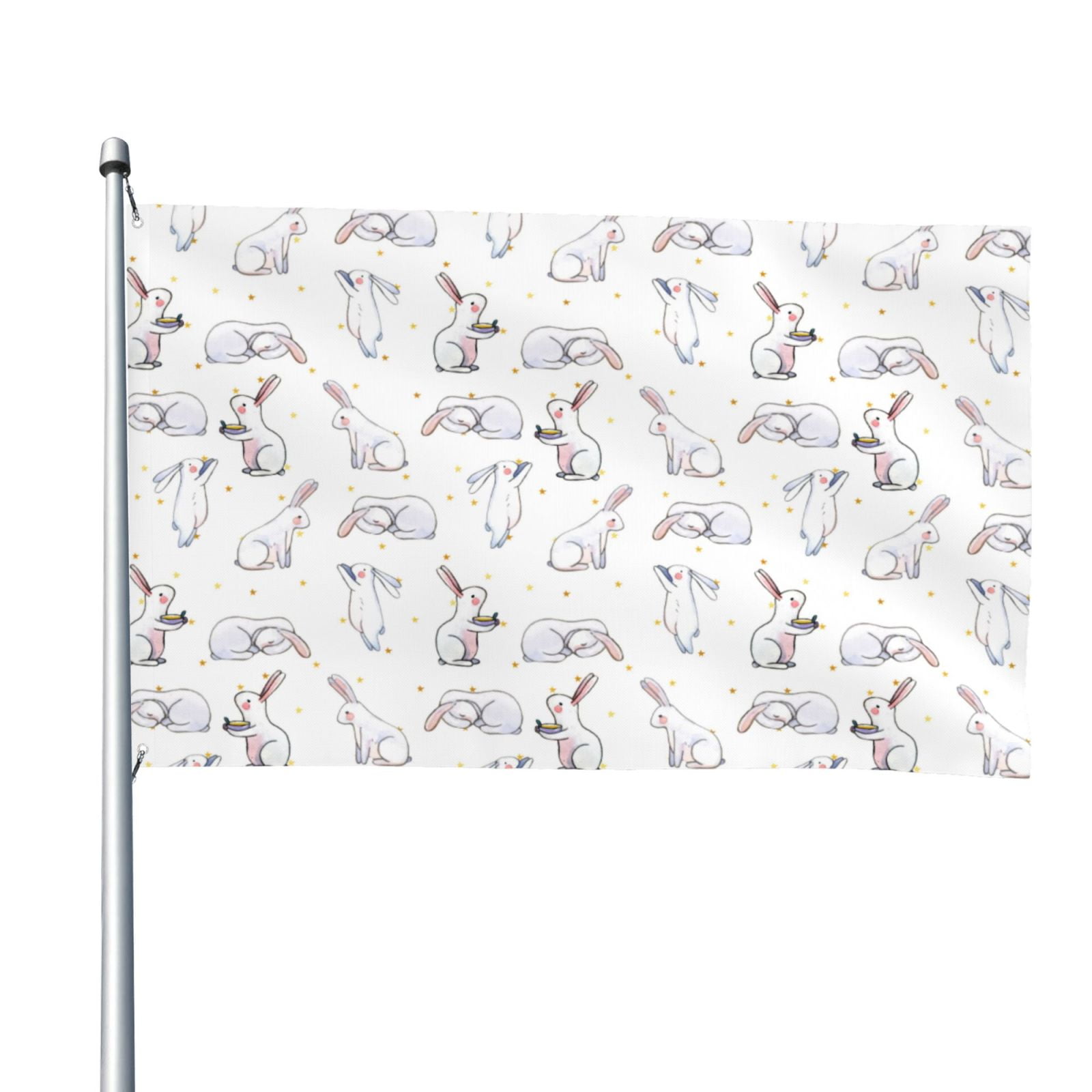 Xecao Rabbit Eating for Longest Lasting Flag, Made From Polyester, UV ...