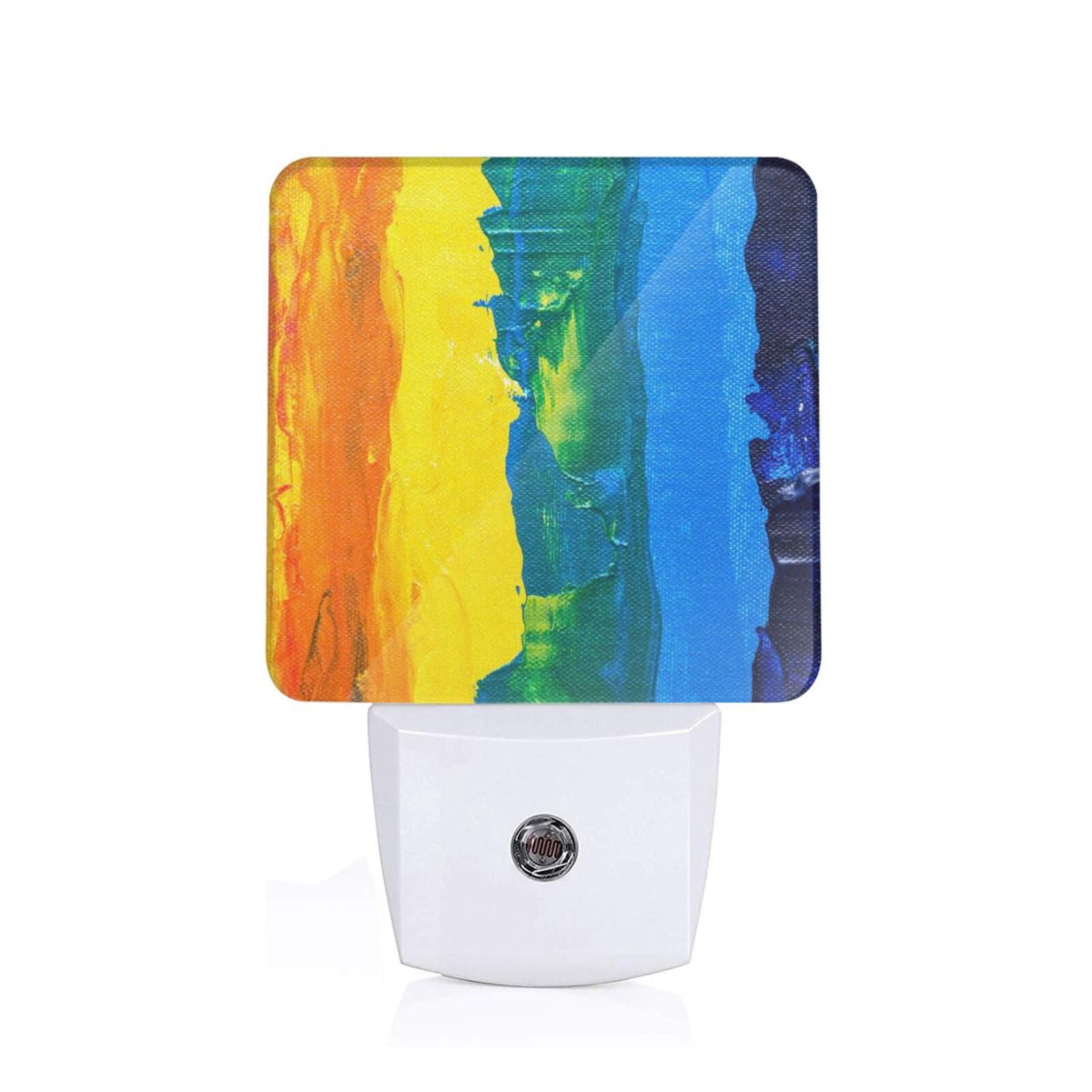 Xecao Rainbow Colored for Night Light - a Wall-mounted LED Fixture with ...