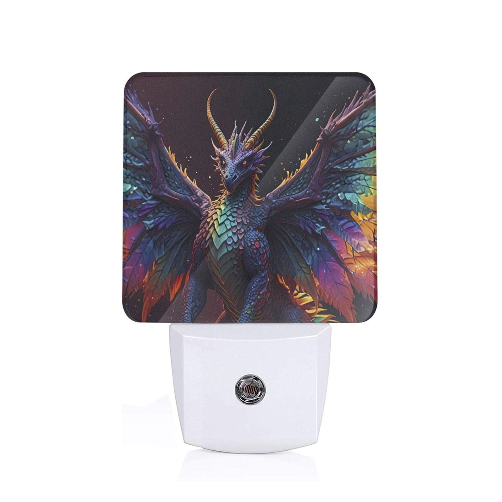 Xecao Rainbow Wings Majestic Dragon for Night Light - a Wall-mounted ...