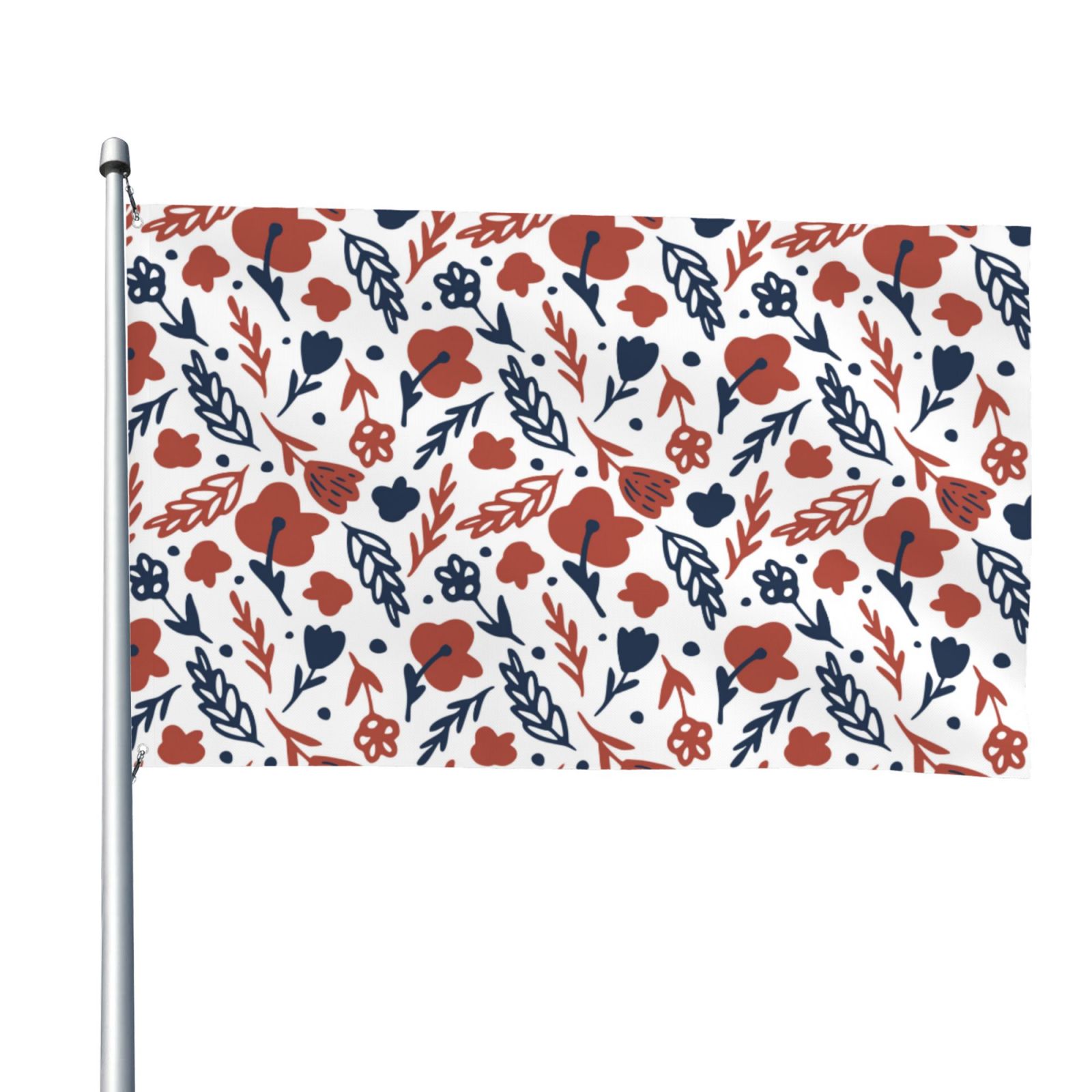 Xecao Red Blue Leaves for Longest Lasting Flag, Made From Polyester, UV ...