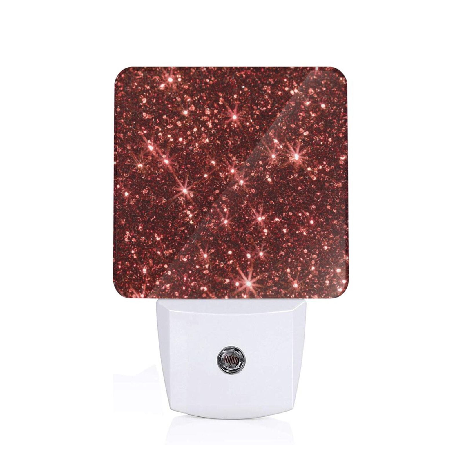 Xecao Red Glitter Texture for Night Light - a Wall-mounted LED Fixture ...