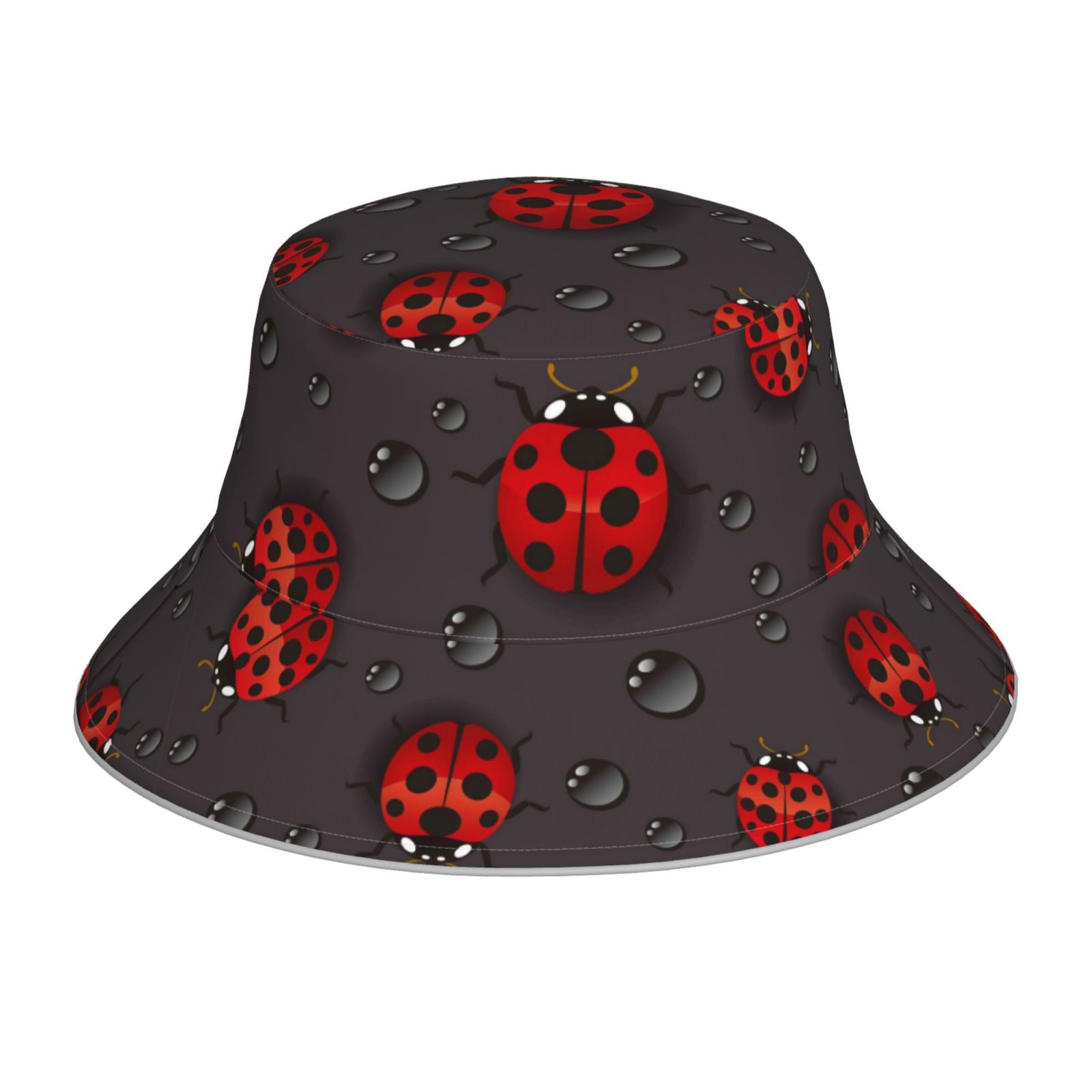 Xecao Red Ladybugs On Dark Background Print Men and Women Night ...