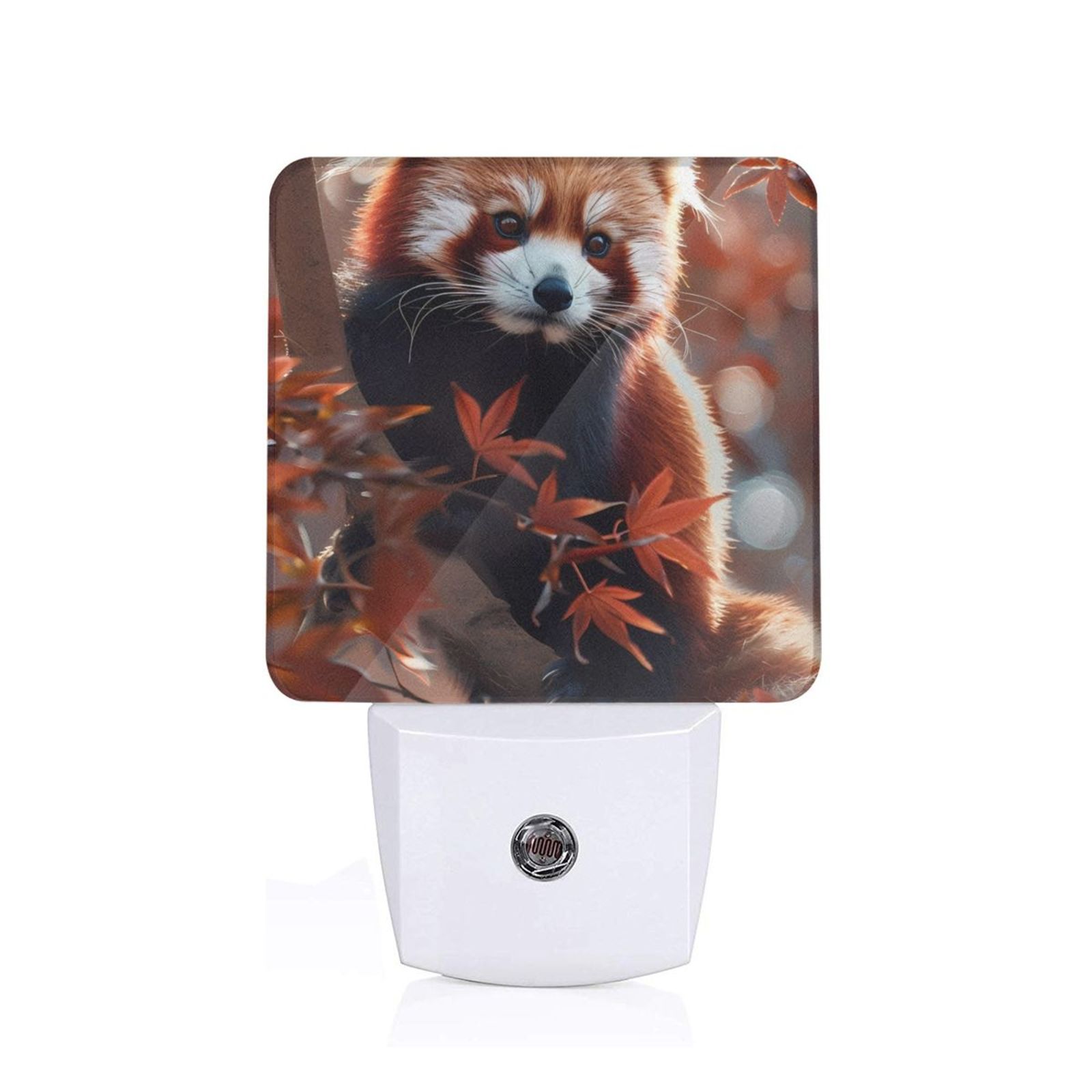 Xecao Red Panda Autumn Branches for Night Light - a Wall-mounted LED ...