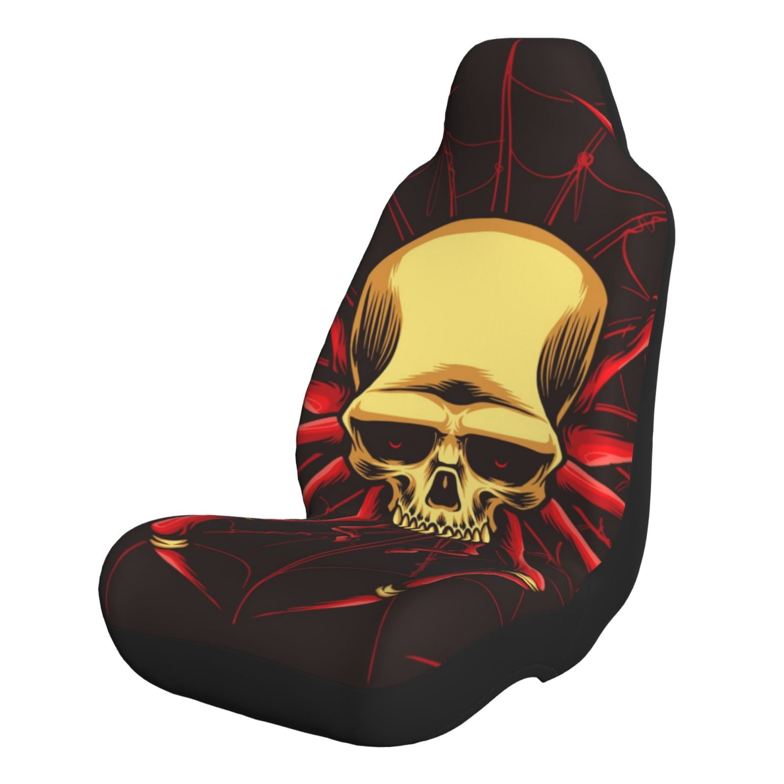 Xecao Red Skull Spider for Automotive Seat Covers for Cars Trucks and ...