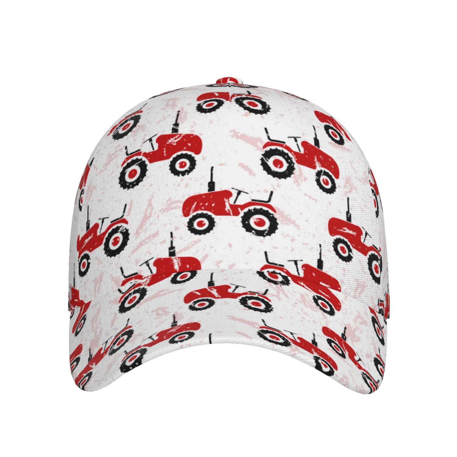 Xecao Red Wheeled Tractors for Baseball Cap: Unisex, crafted from ...