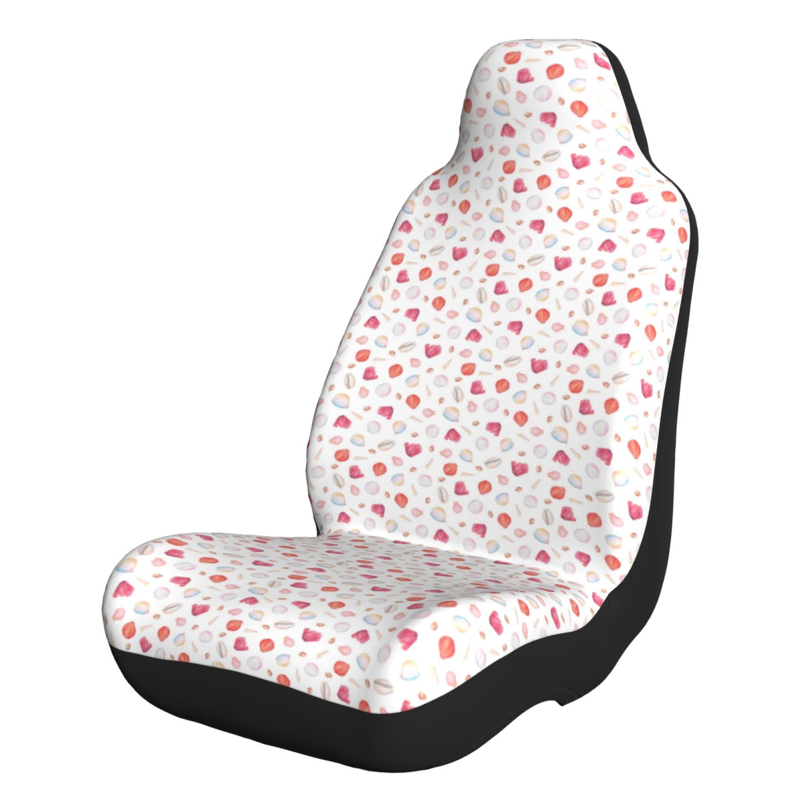 Xecao Red coral and scallop seashell for Automotive Seat Covers for ...