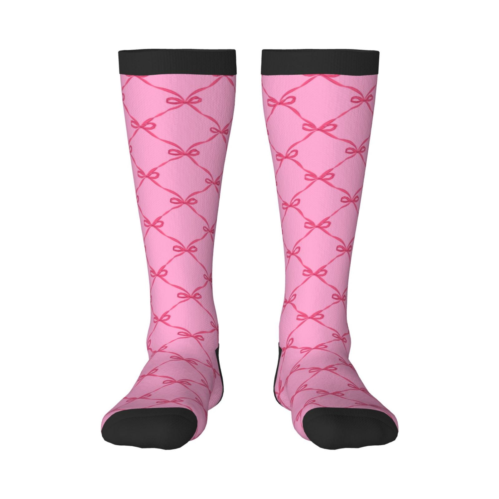 Xecao Red ribbons Print Compression Socks for Both Men And Women for ...