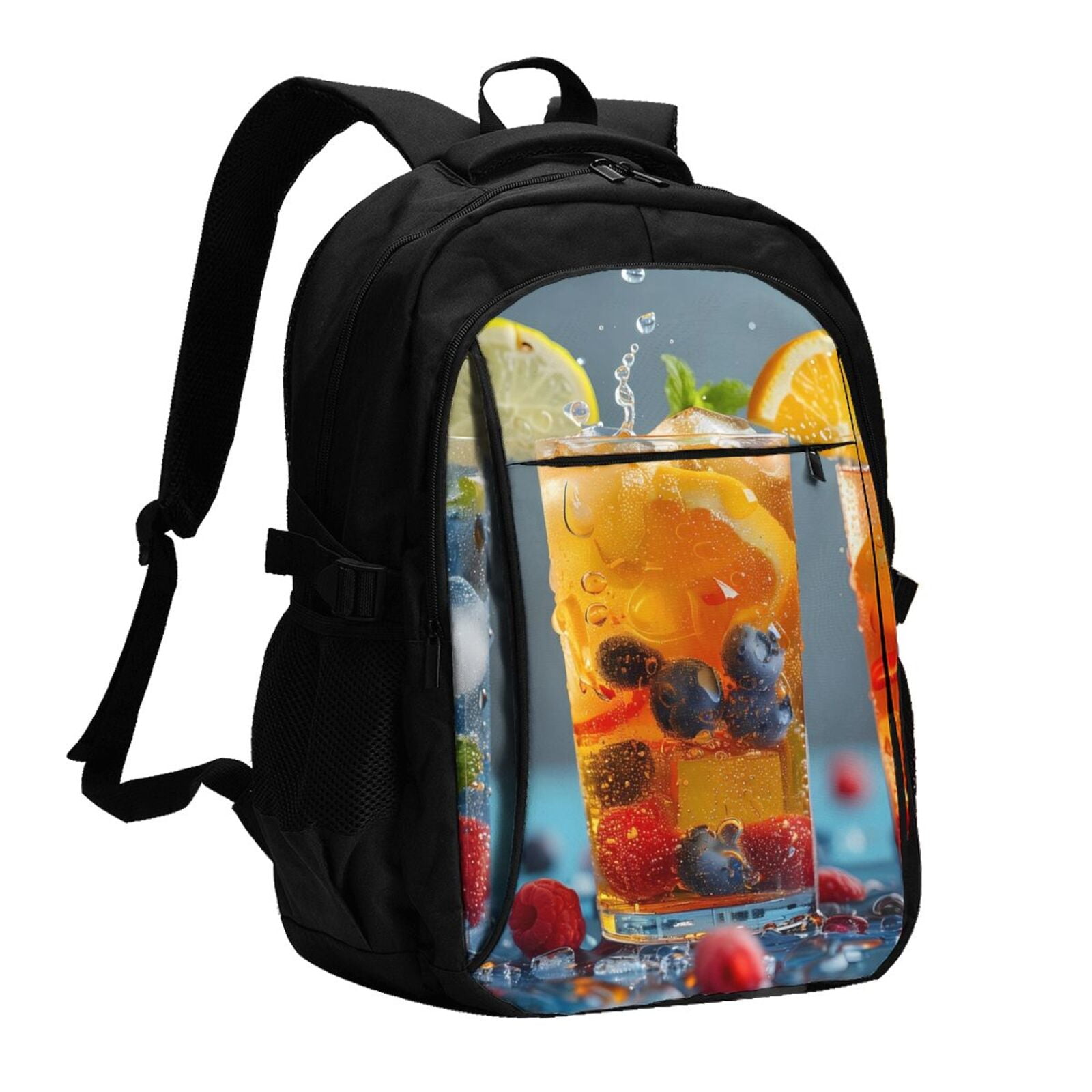 Xecao Refreshing Fruit Infused Drinks for Travel Laptop Backpack, USB ...