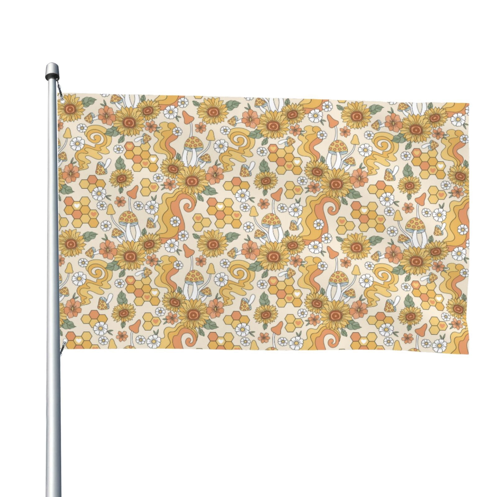 Xecao Retro 70s 60s Flower for Longest Lasting Flag, Made From ...