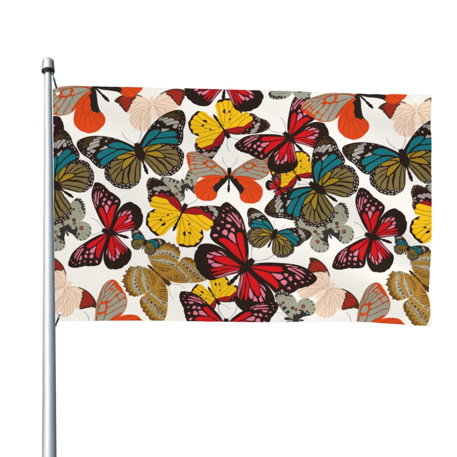 Xecao Retro Floral Butterfly for Longest Lasting Flag, Made From ...
