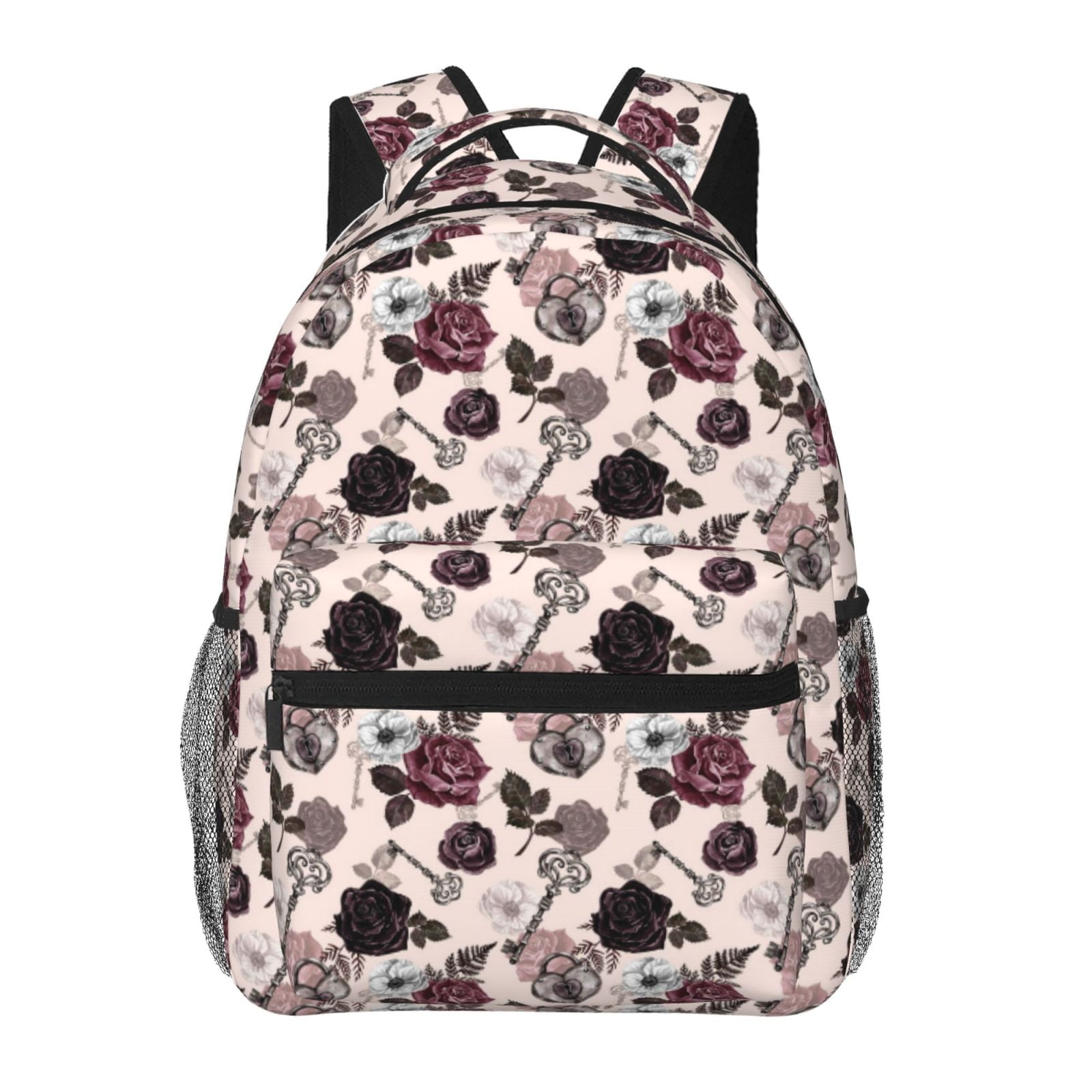 Xecao Retro Red Black Roses Backpack, a stylish and functional choice ...