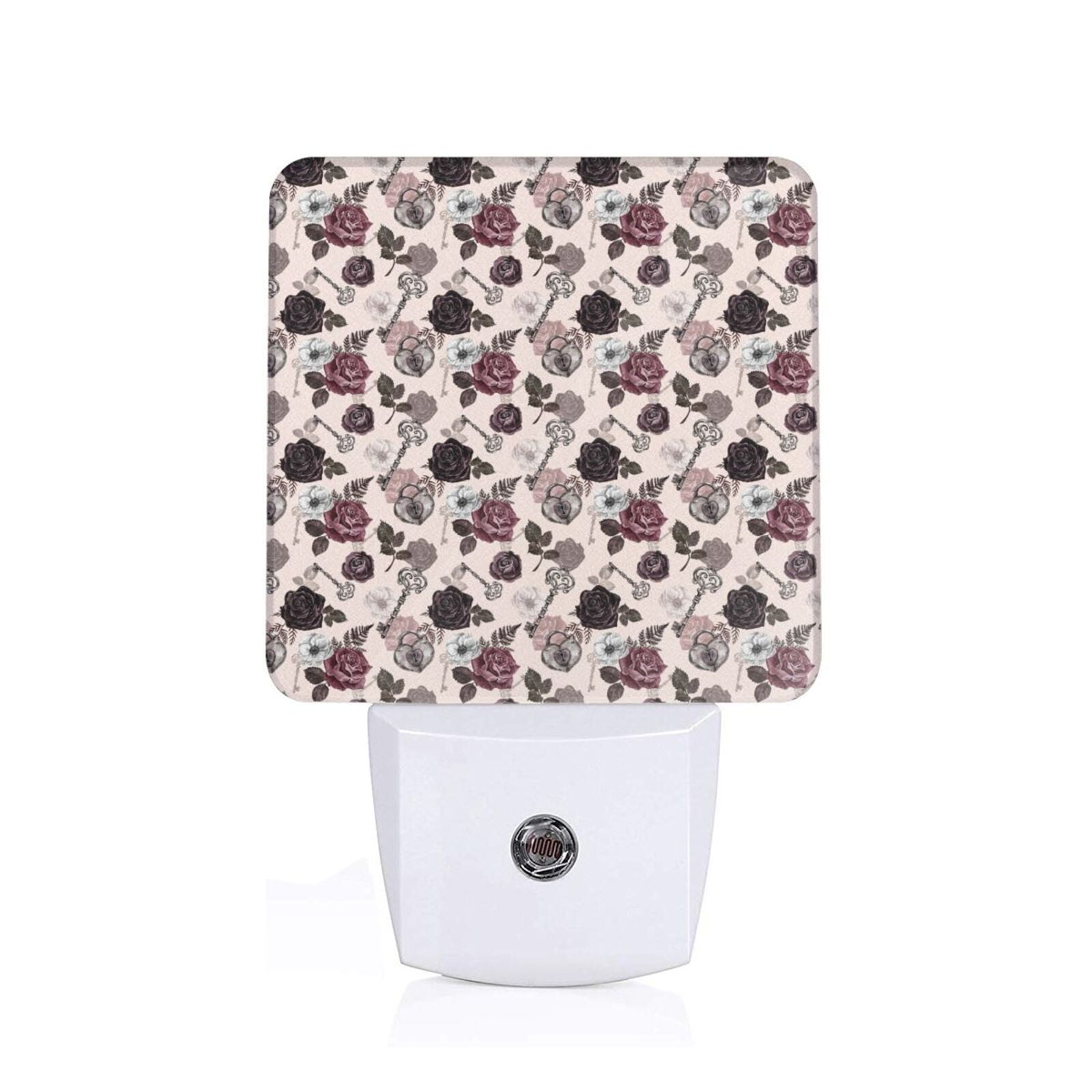 Xecao Retro Red Black Roses for Night Light - a Wall-mounted LED ...