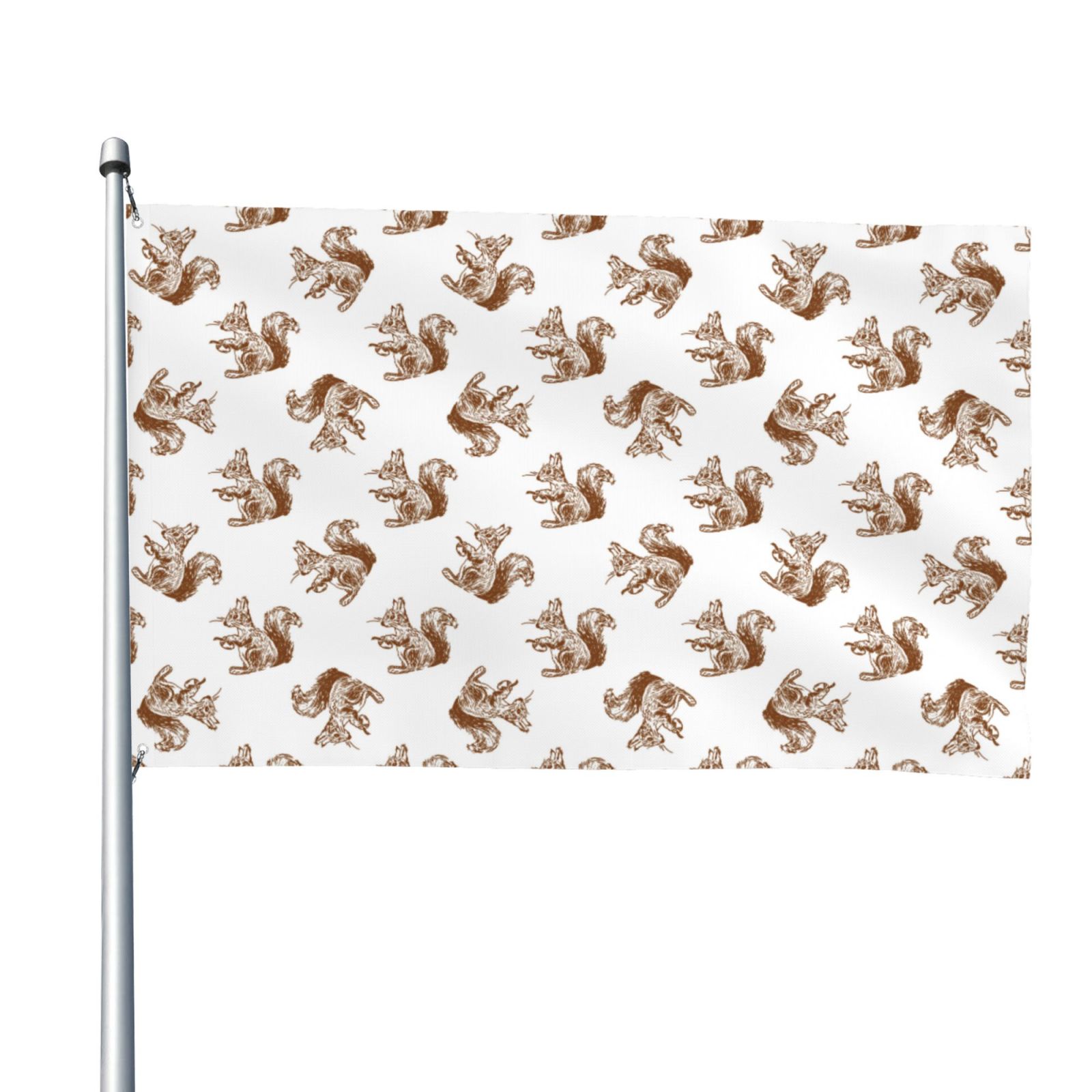 Xecao Retro Squirrel for Longest Lasting Flag, Made From Polyester, UV ...