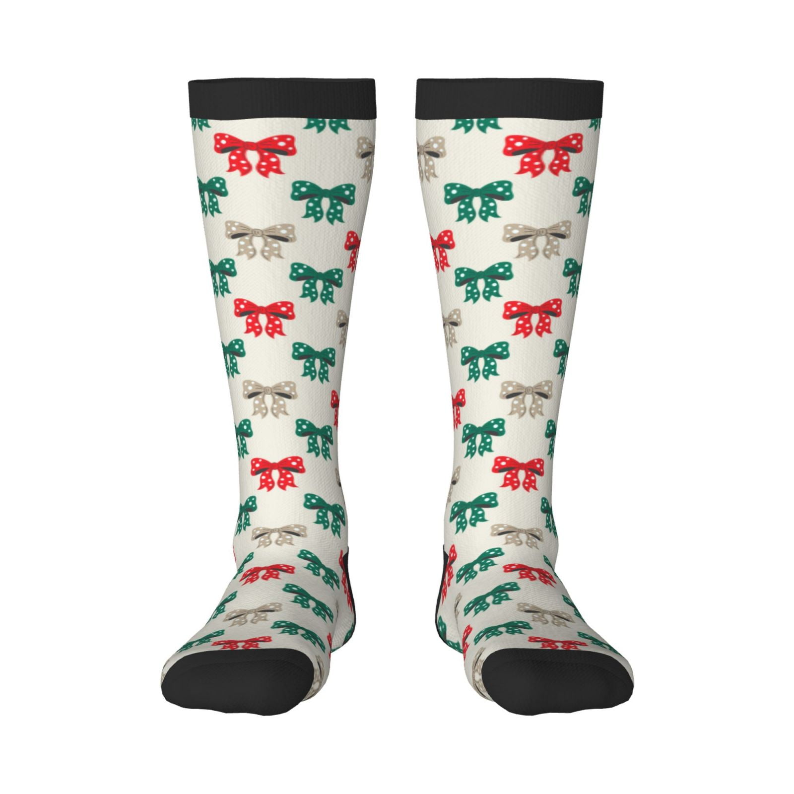 Xecao Retro bows Print Compression Socks for Both Men And Women for ...