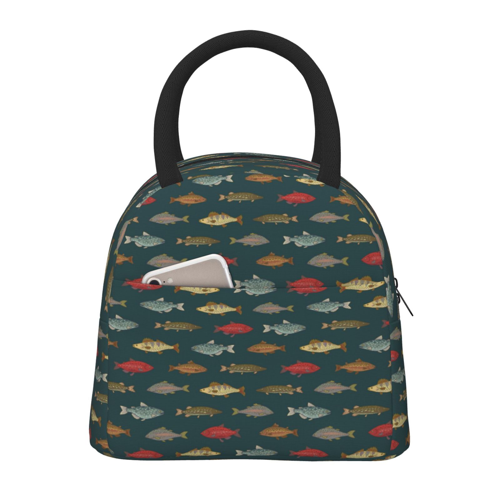 Xecao River Freshwater Fish Lunch Bag , an insulated, reusable tote bag ...
