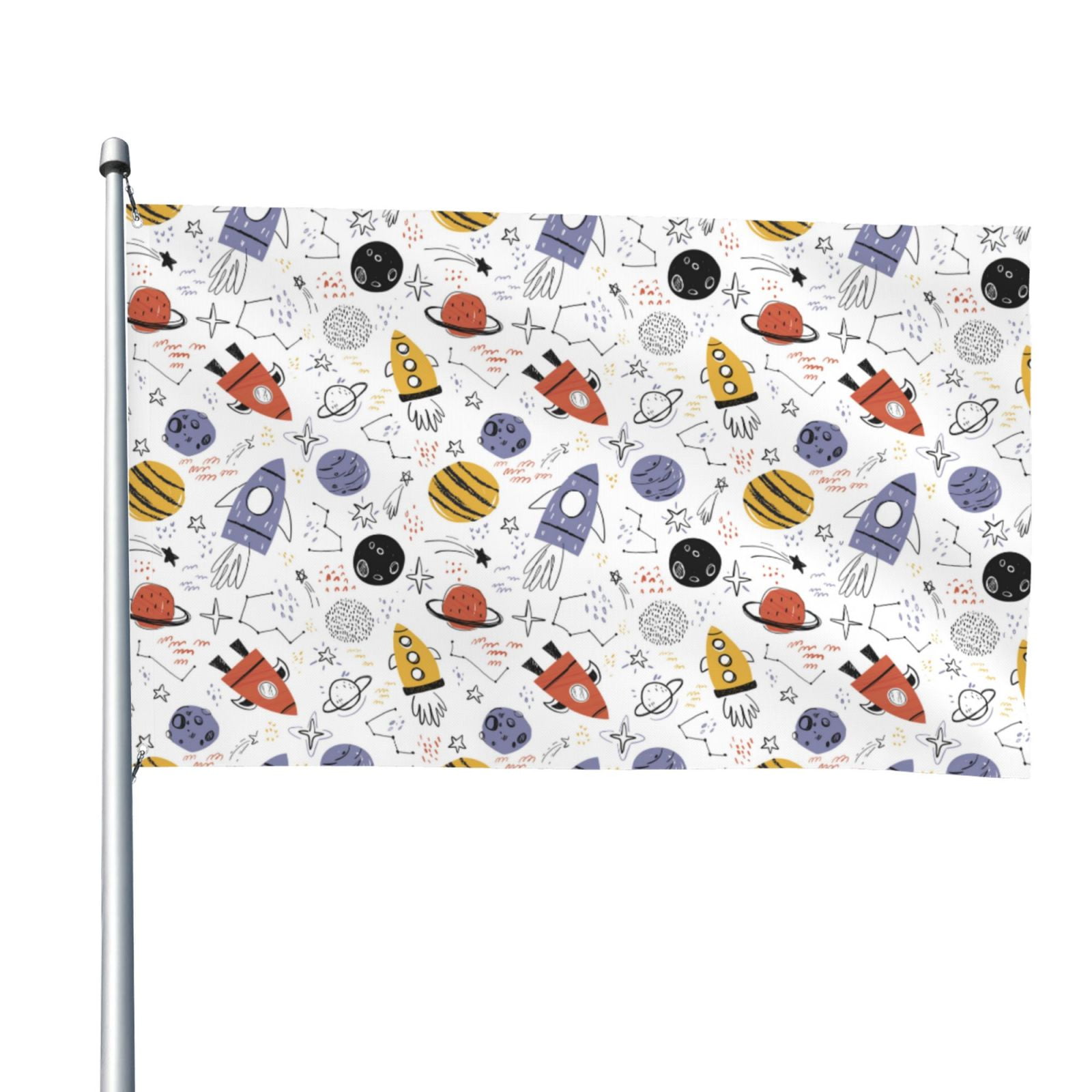 Xecao Rocket Planets for Longest Lasting Flag, Made From Polyester, UV ...