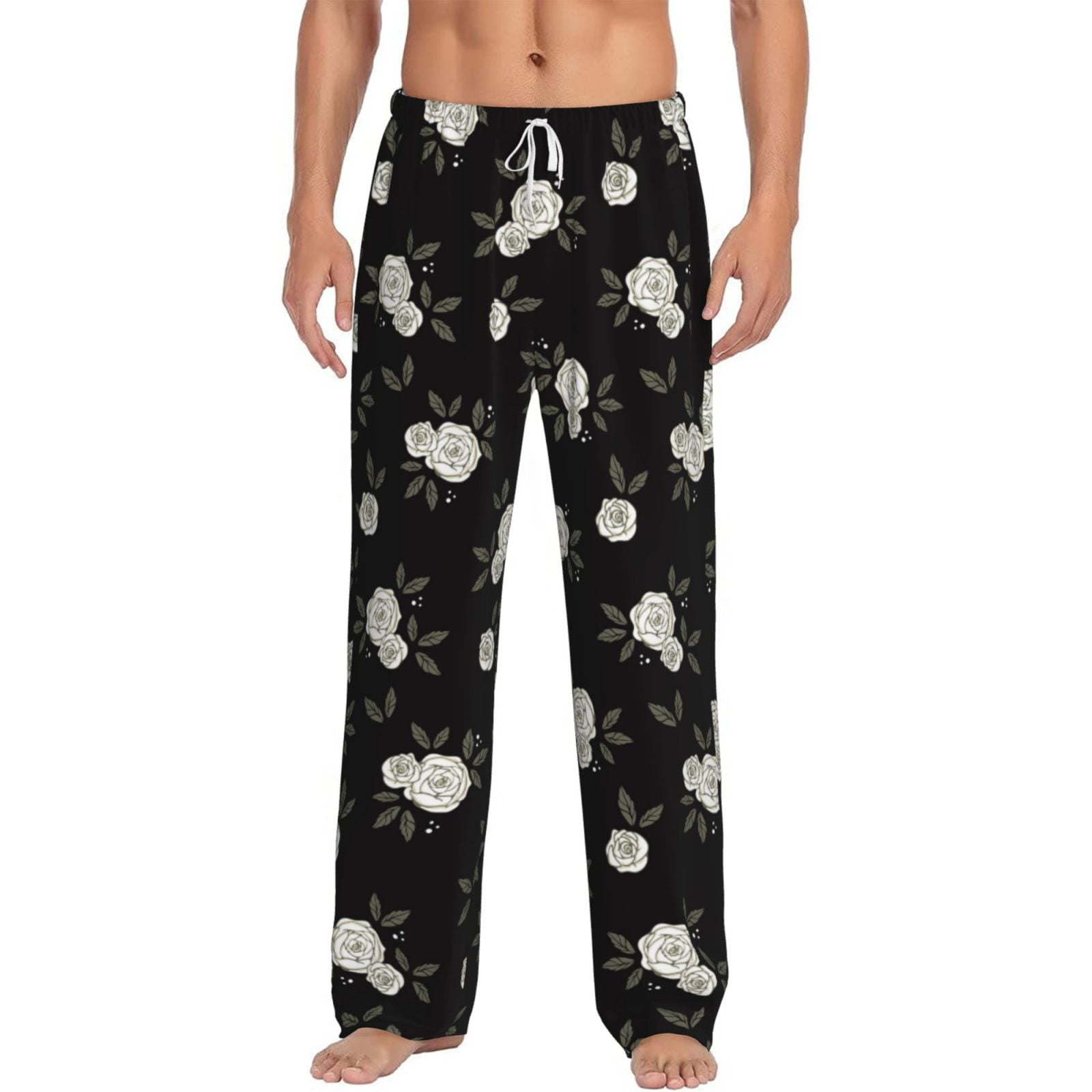Xecao Rose Flowers Men's Straight Lounge Pajama Pants: The Ultimate in ...