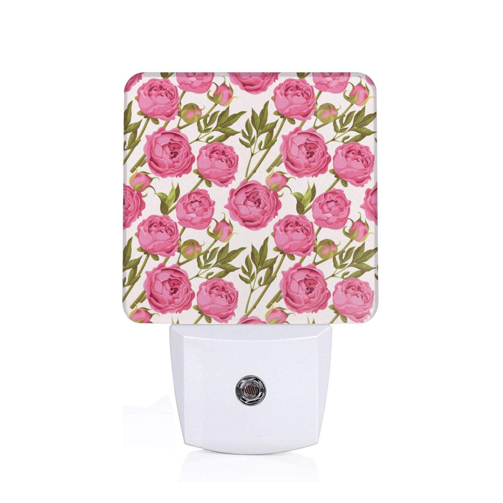 Xecao Rose Flowers for Night Light - a Wall-mounted LED Fixture with A ...