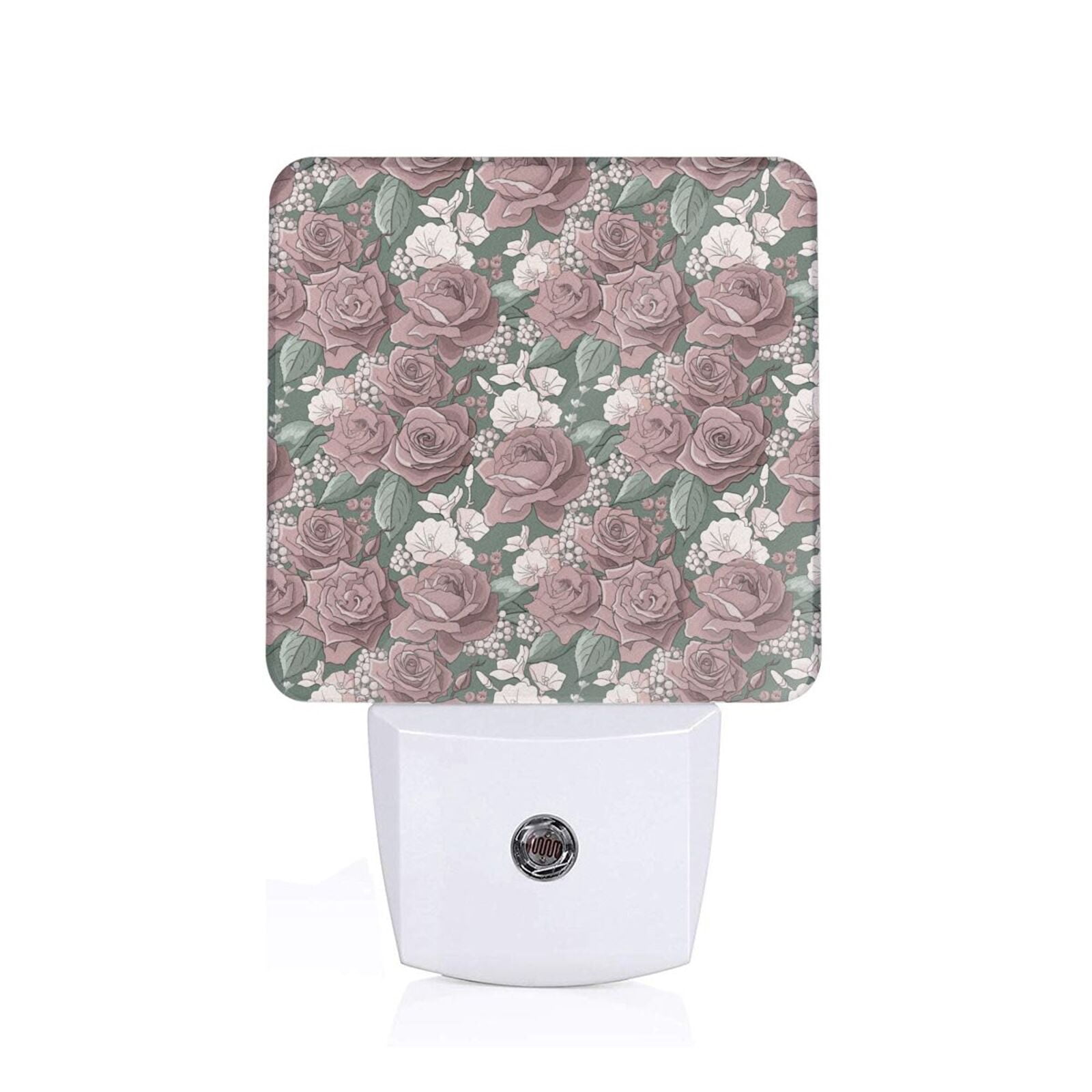 Xecao Rose Flowers for Night Light - a Wall-mounted LED Fixture with A ...