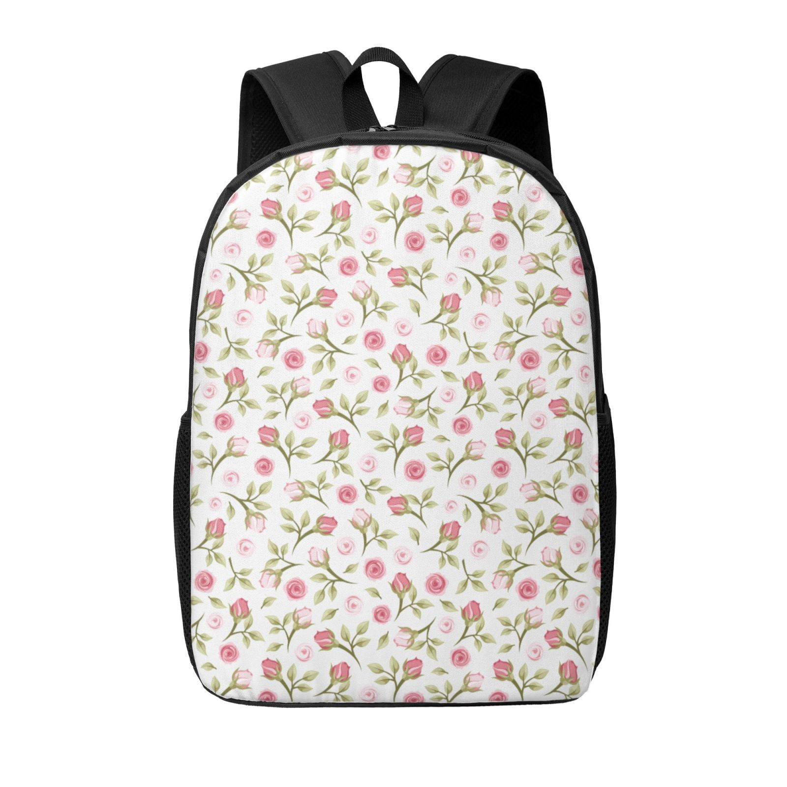Xecao Rose Flowers print Travel Backpack, Large Computer Backpack for ...