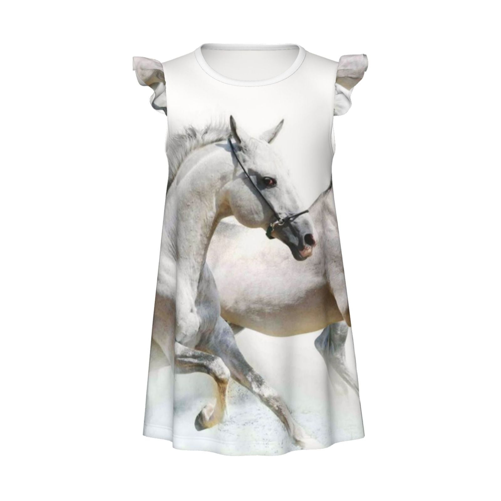 Xecao Running White Horses Nightgowns for Girls: Elegant Princess ...