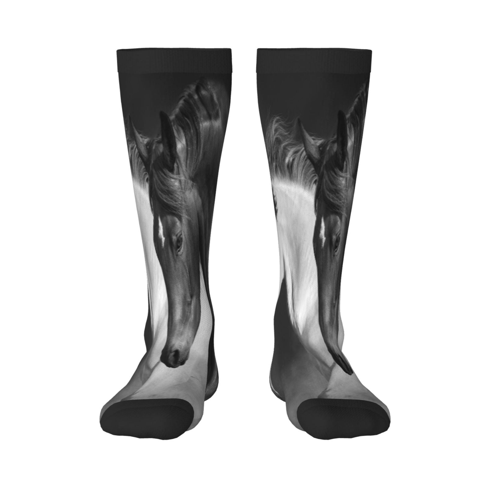 Xecao Running horses Print Compression Socks for Both Men And Women for ...