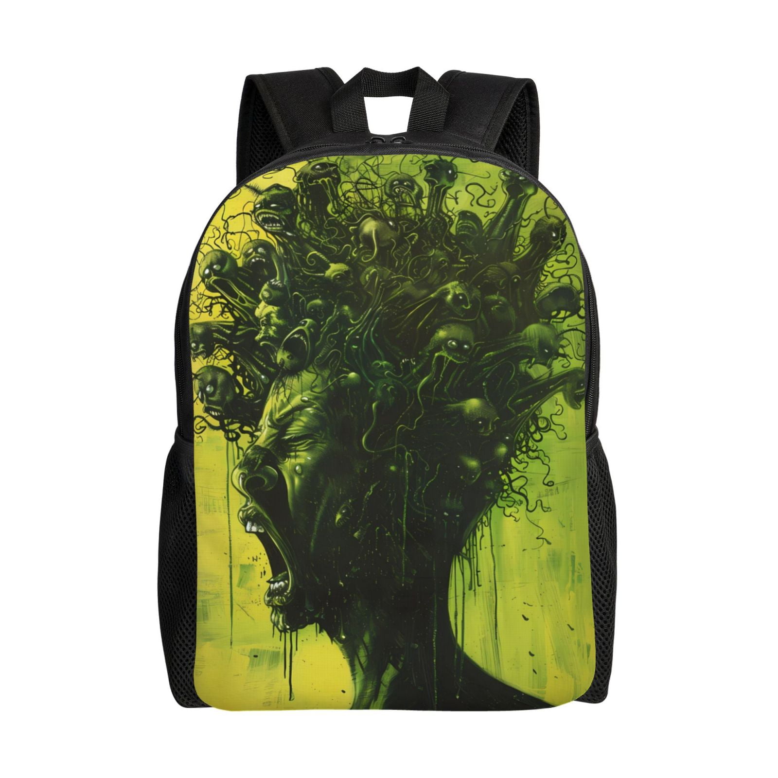 Xecao Screaming Horror Art Print School Backpack with Laptop ...