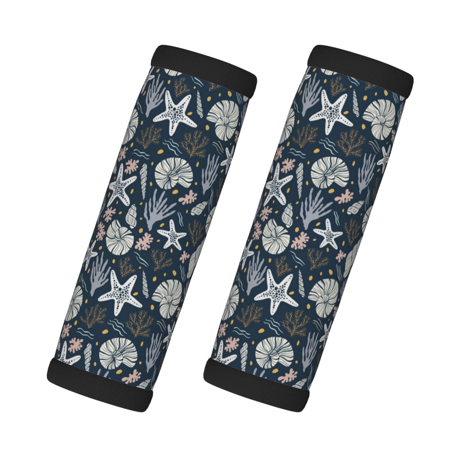 Xecao Sea Shells 1 Print 2 Pack Luggage Handles Wrap Grips Identifiers ...