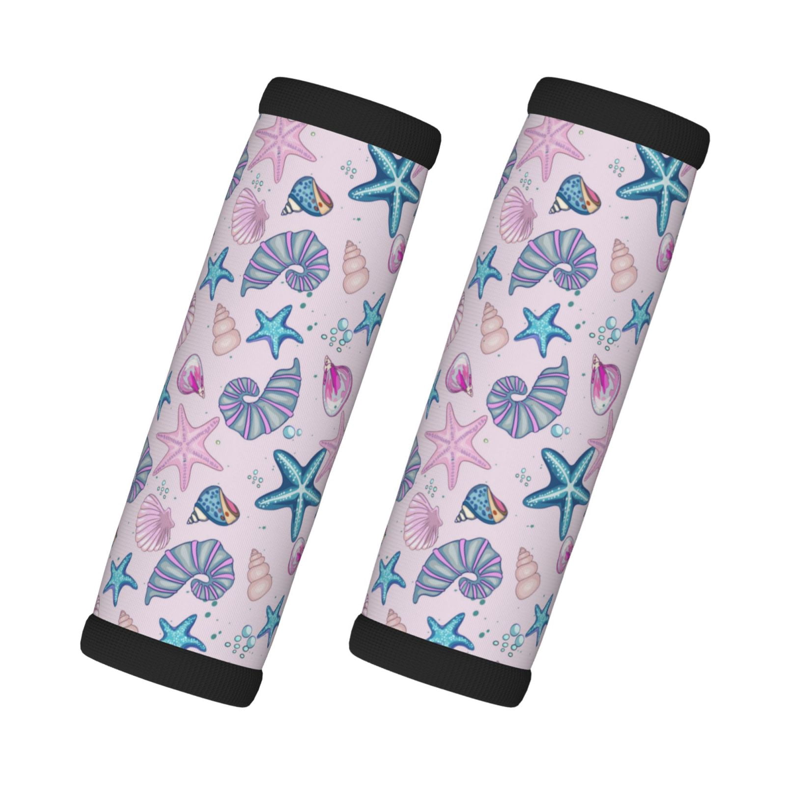 Xecao Sea Shells 3 Print 2 Pack Luggage Handles Wrap Grips Identifiers ...