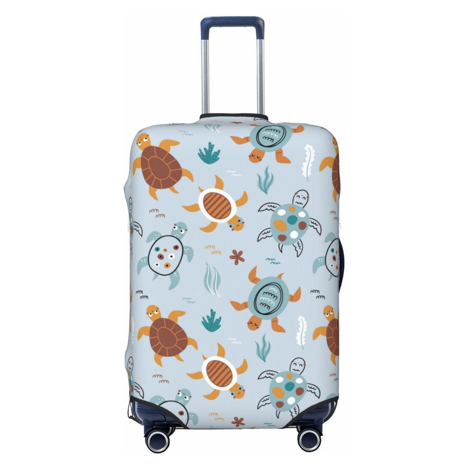 Xecao Sea Turtle print Elastic Luggage Cover, with double-sided print ...