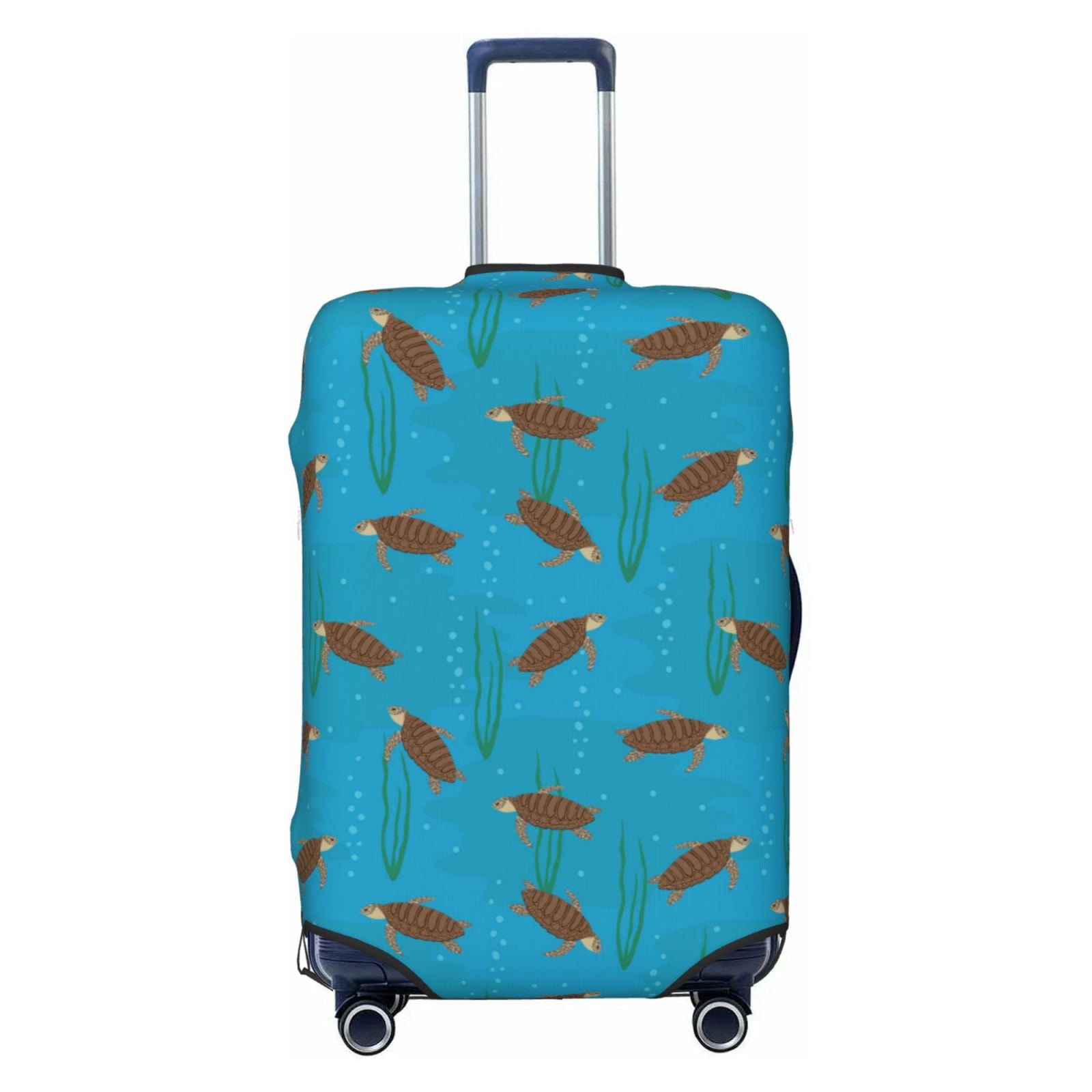 Xecao Sea Turtle print Elastic Luggage Cover, with double-sided print ...