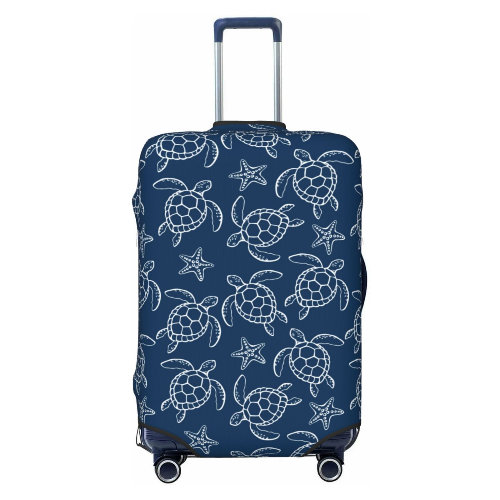 Xecao Sea Turtle print Elastic Luggage Cover, with double-sided print ...
