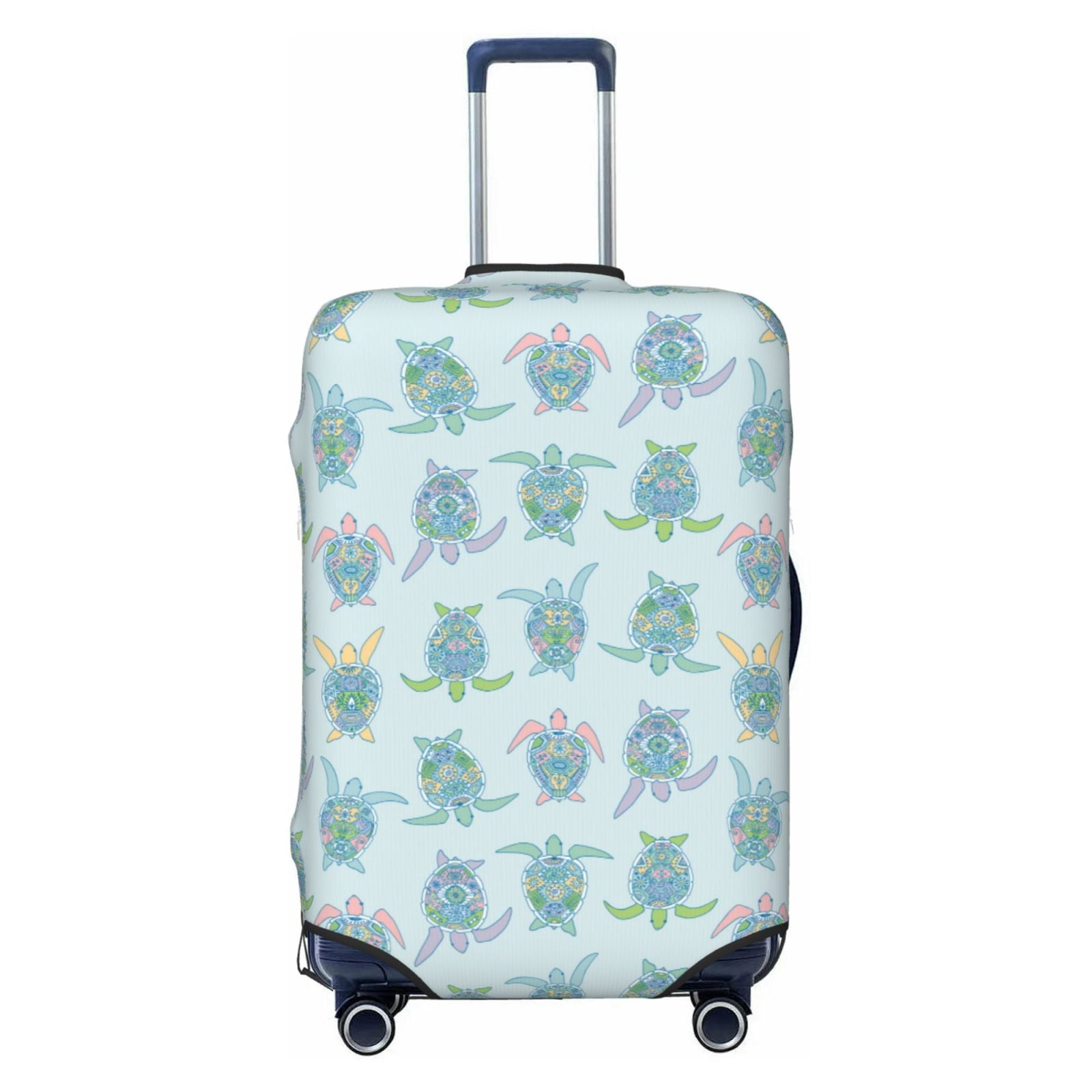 Xecao Sea Turtle print Elastic Luggage Cover, with double-sided print ...