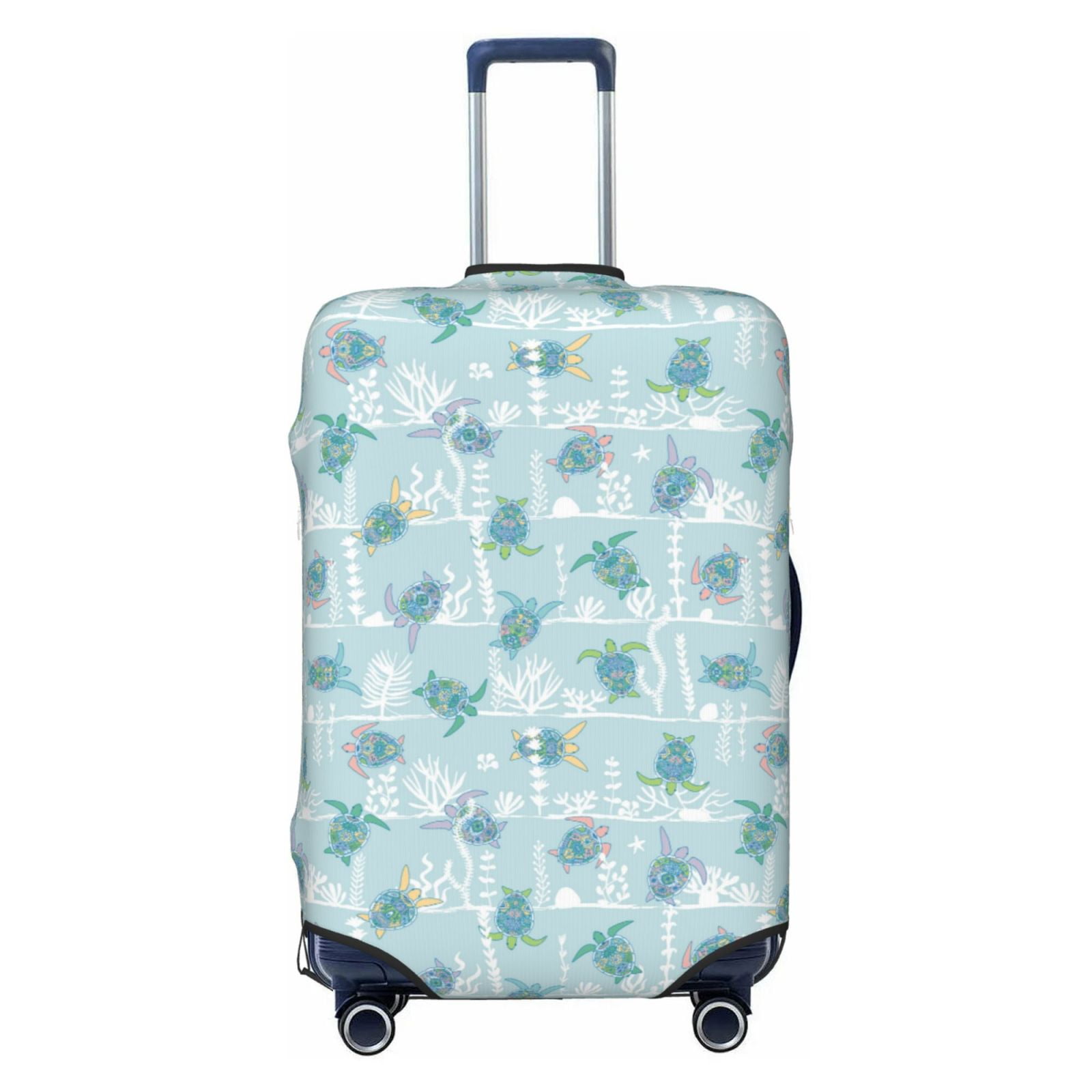 Xecao Sea Turtle print Elastic Luggage Cover, with double-sided print ...