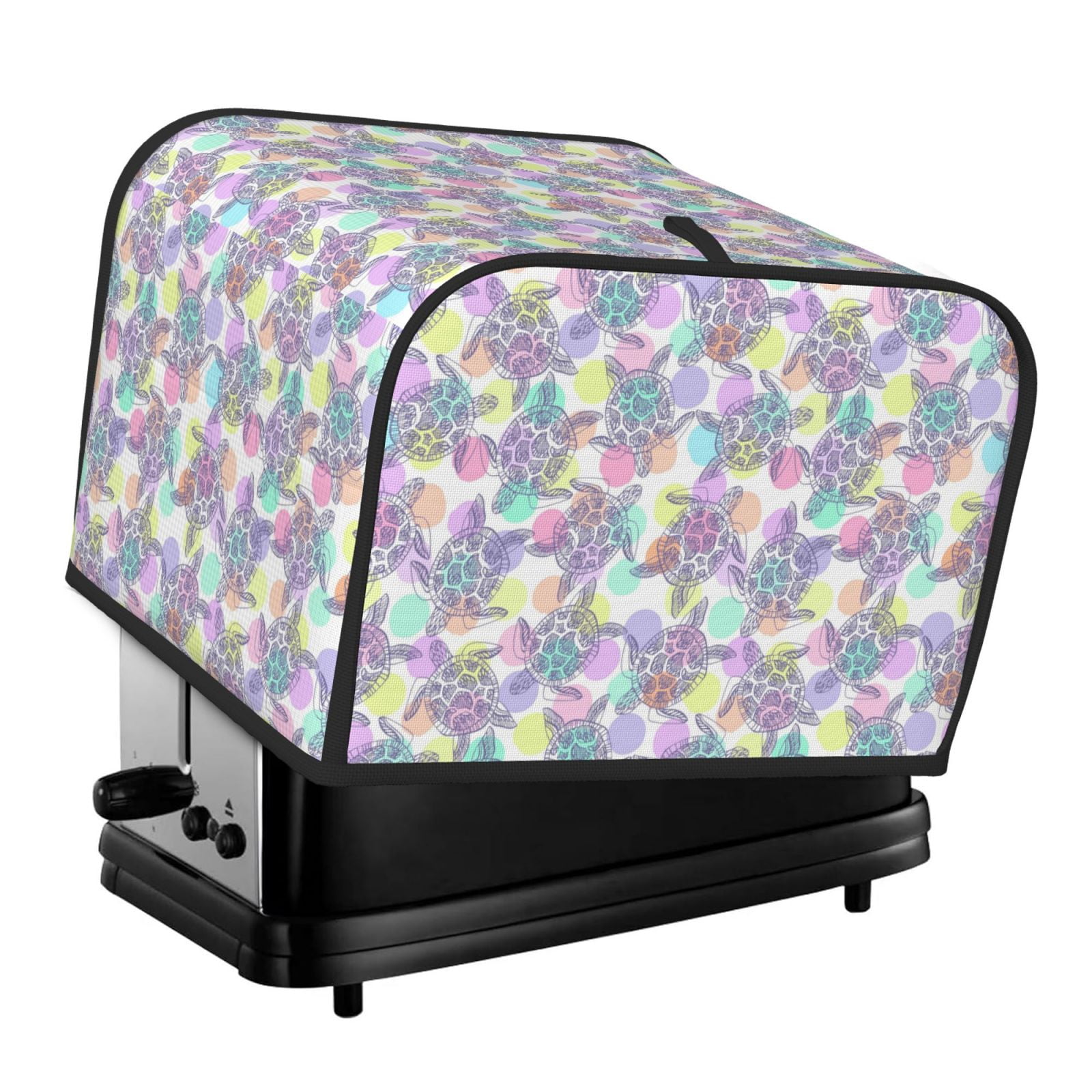 Xecao Sea Turtles Print 4 Slice Toaster Cover with Pockets, Small ...